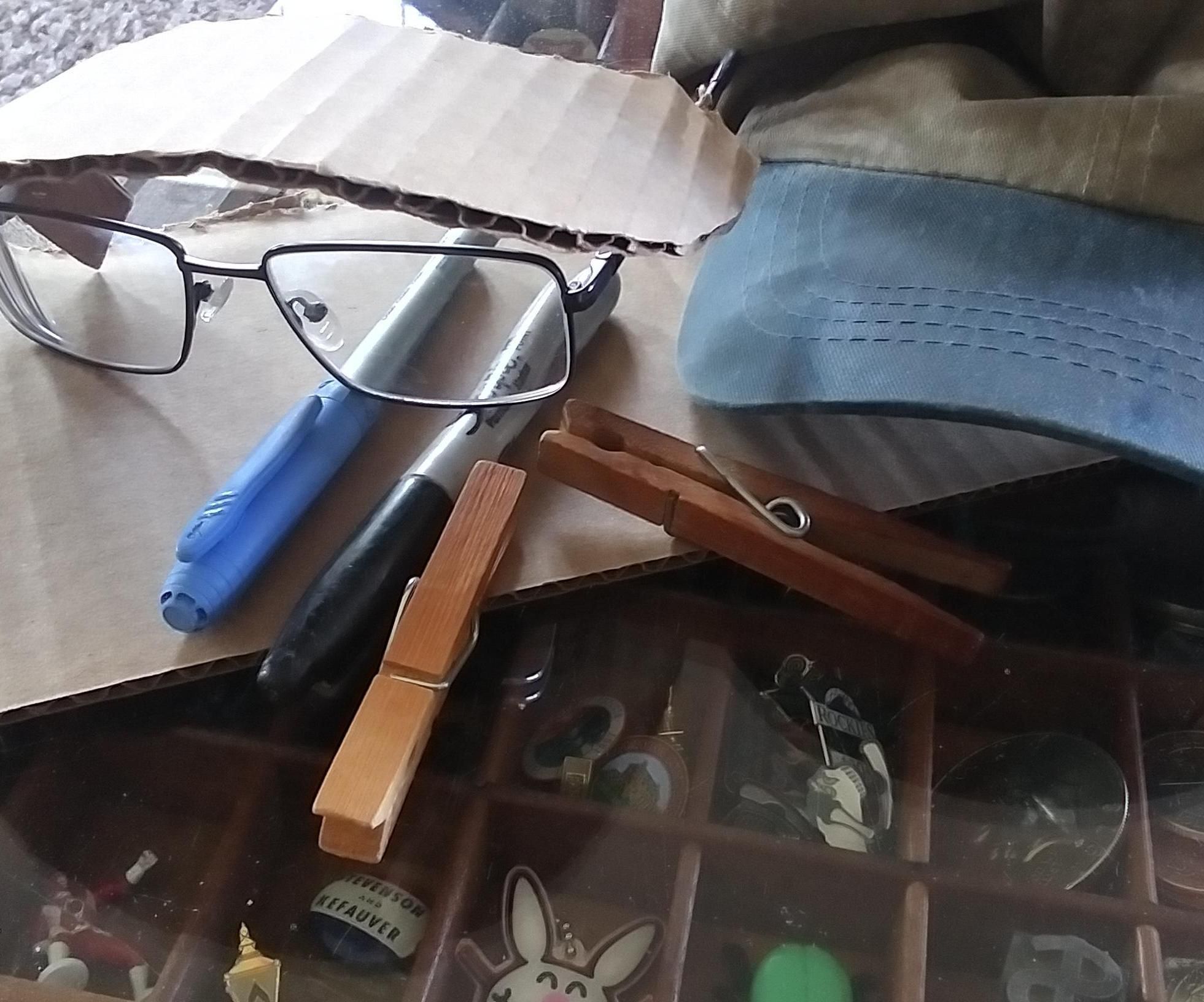 Sunboard-- Cardboard Sunvisor for Eyeglasses : 3 Steps - Instructables