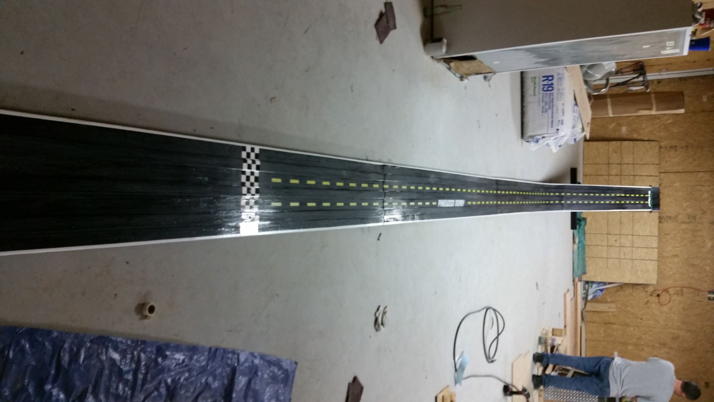 Recycled Pinewood Derby Track and Made From Scratch Arduino Timer for ...