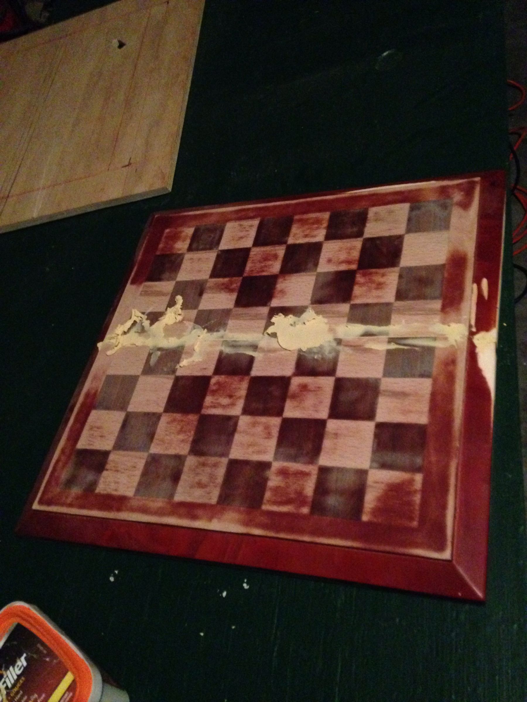 Secret Compartment in Chess Table With 9 Move Combo Key !!! : 7 Steps ...