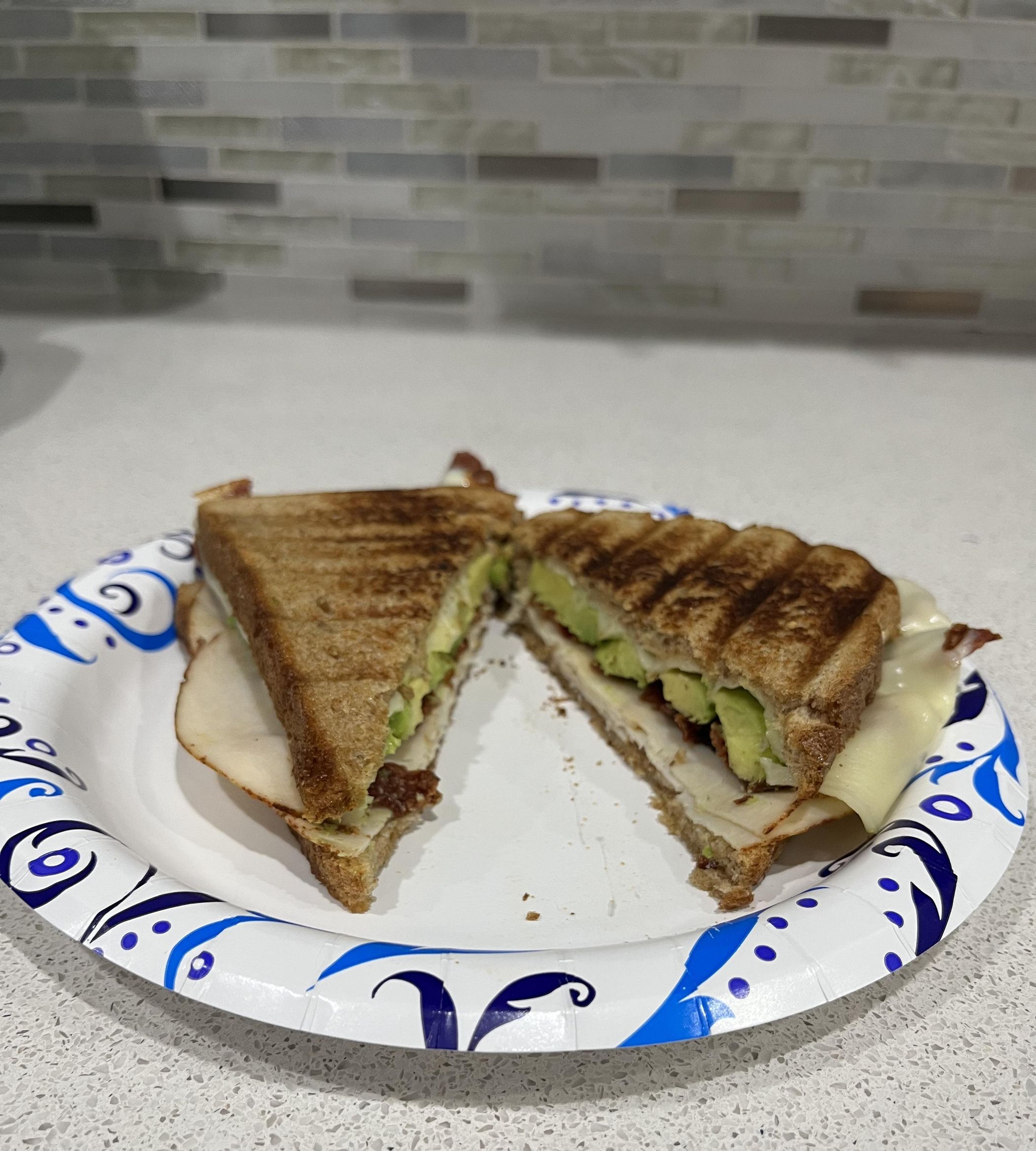 Avocado, Bacon, Cheese, and Chicken Panini Sandwich : 13 Steps (with ...