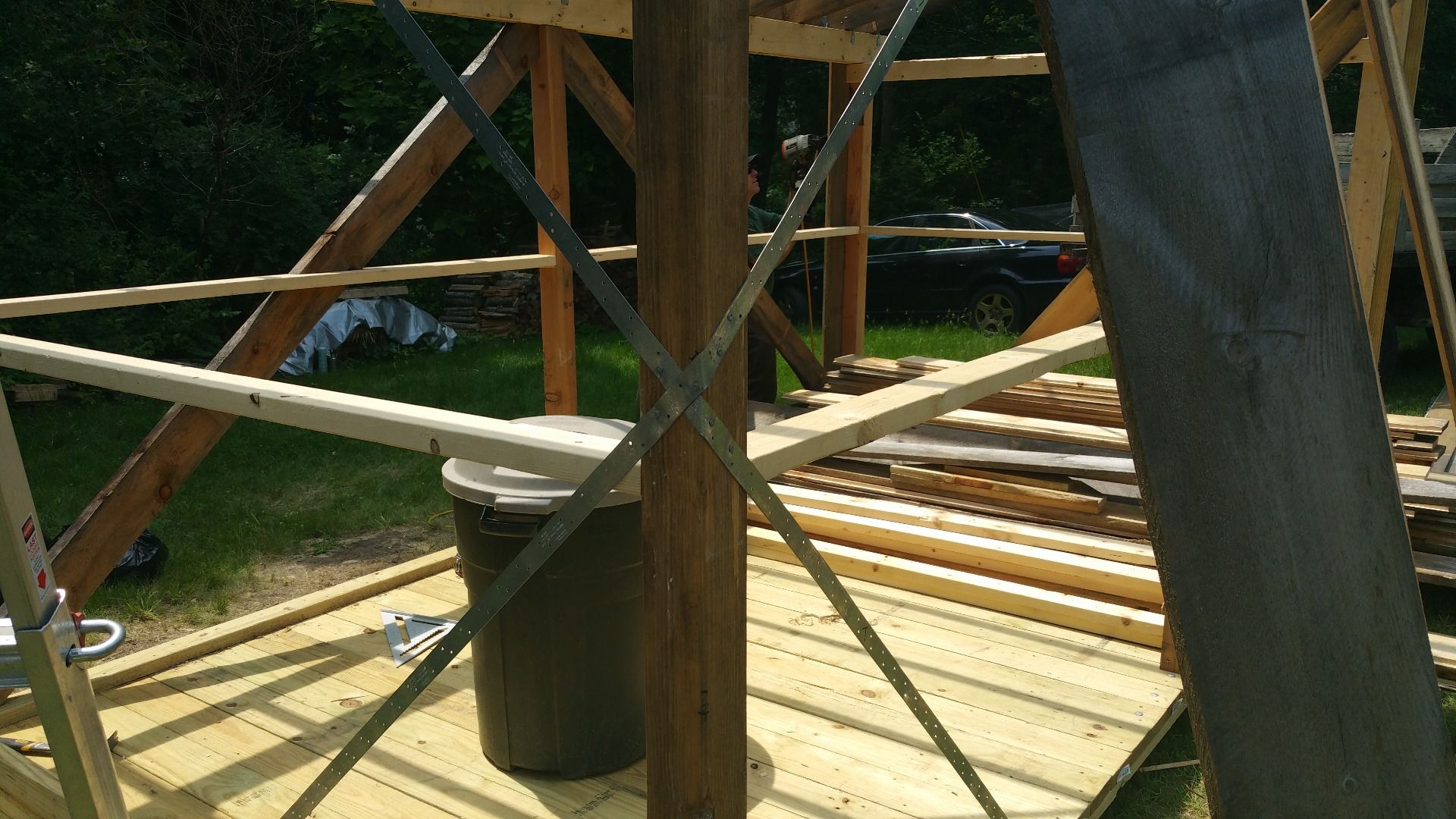 Build a Portable Rough-Sawn Shed : 15 Steps (with Pictures) - Instructables