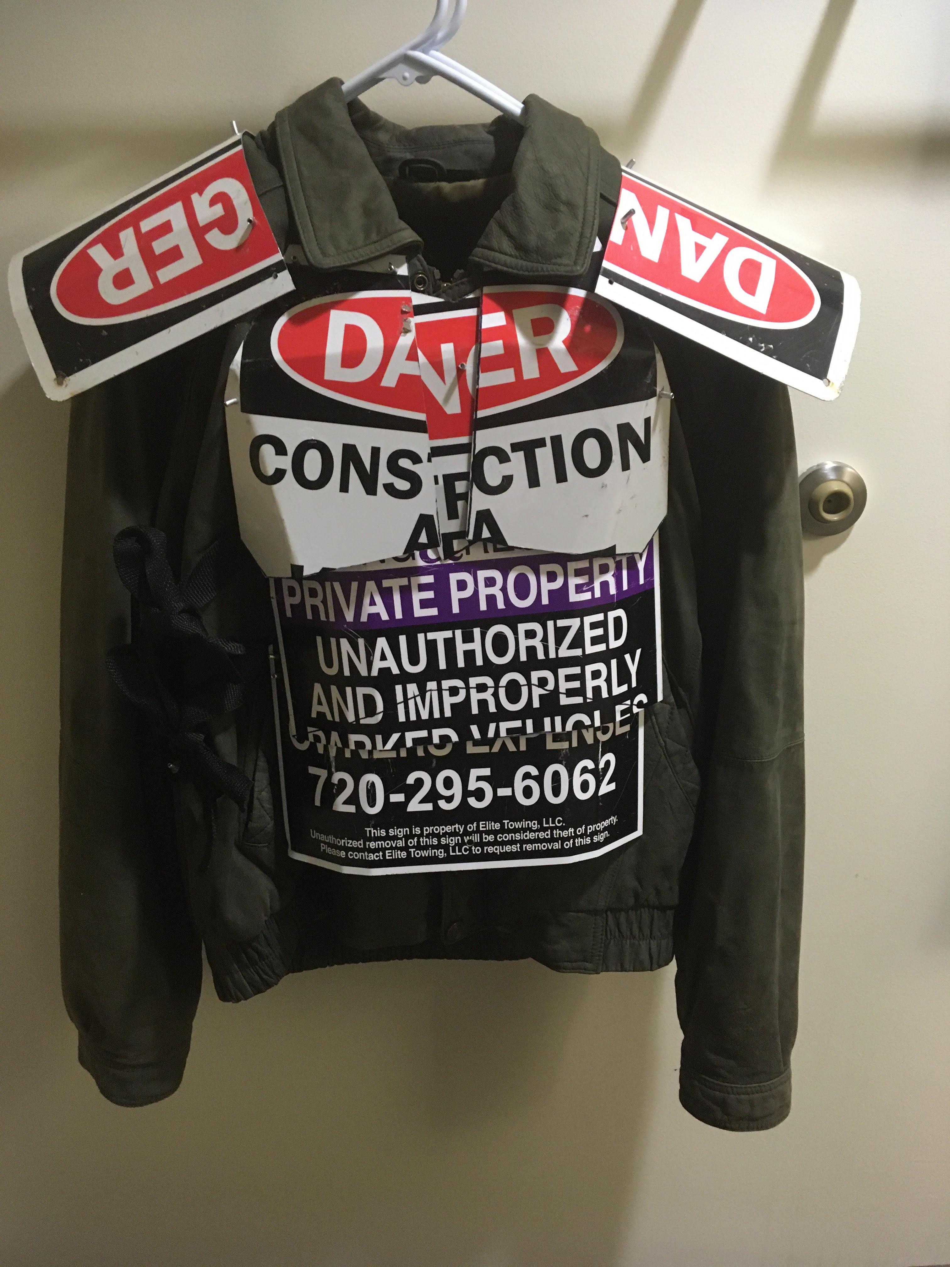 Street Sign Apocalypse Armor : 9 Steps - Instructables