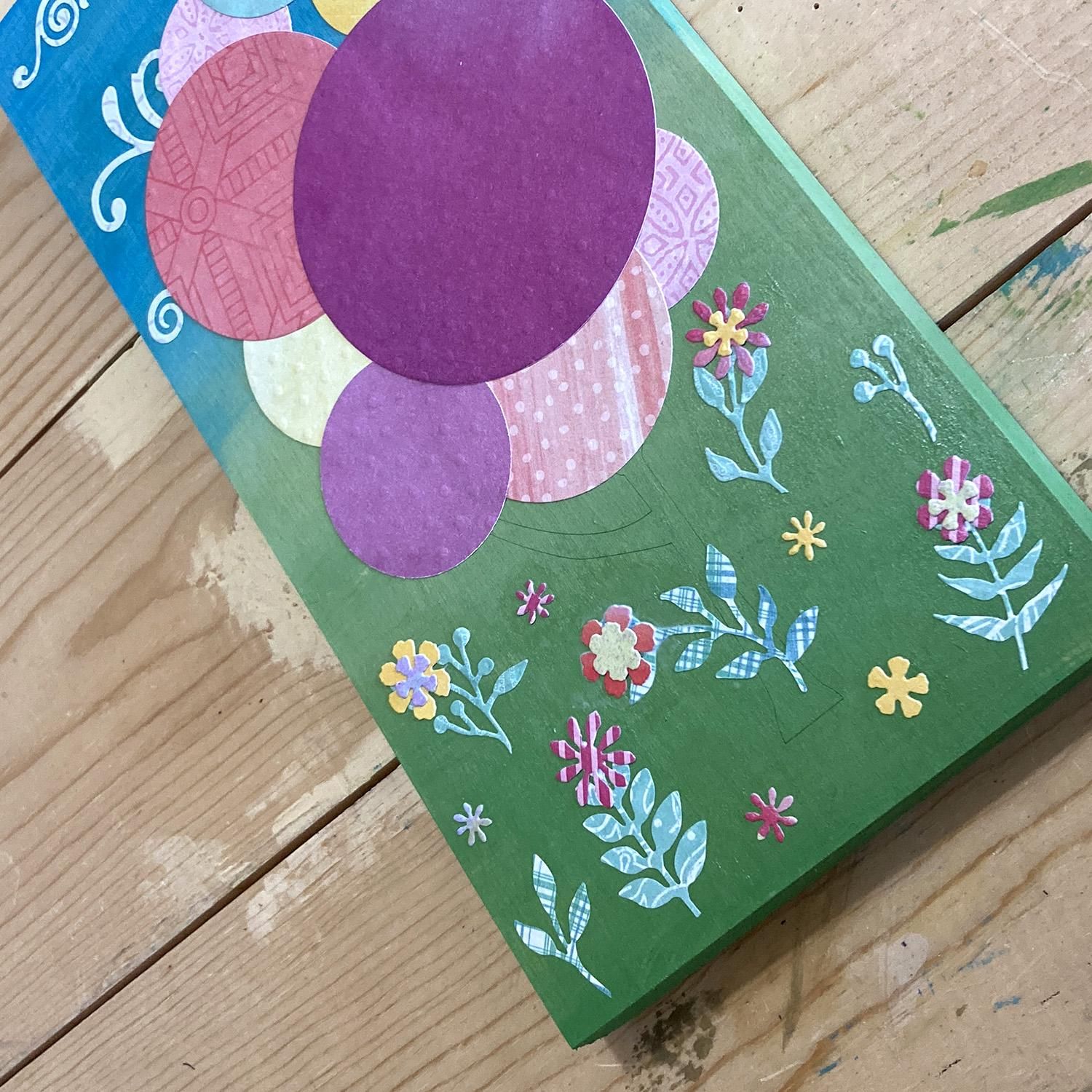 Mixed Media Summer Circle Tree Art : 15 Steps (with Pictures ...