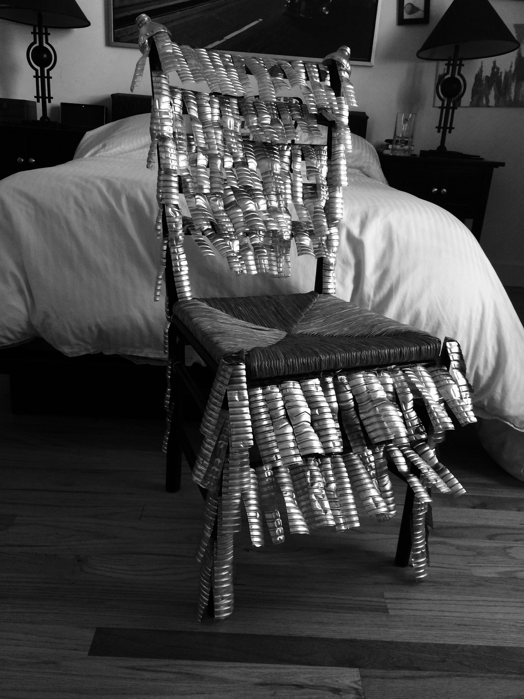 Plastic Bottle Armor Chair : 6 Steps - Instructables