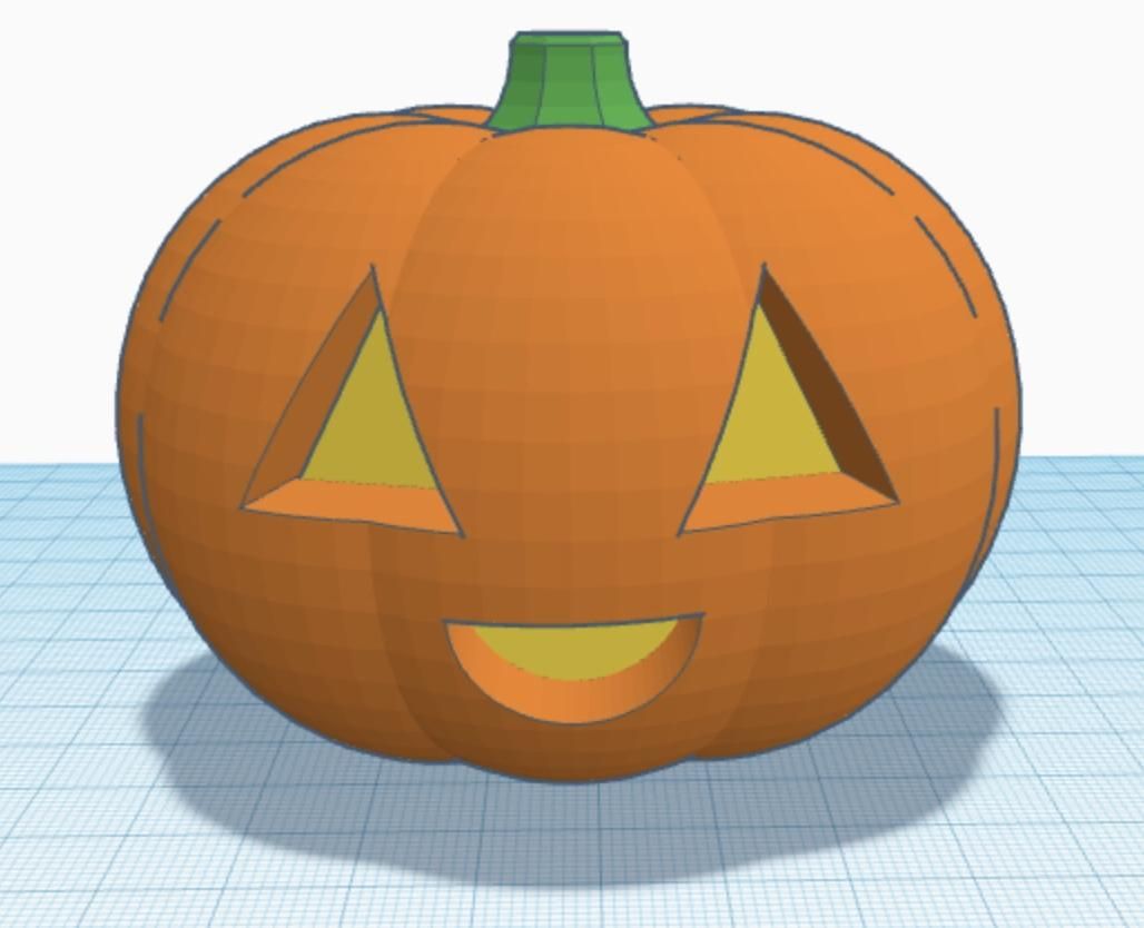 Cute Jack-O-Lantern in Tinkercad : 4 Steps - Instructables