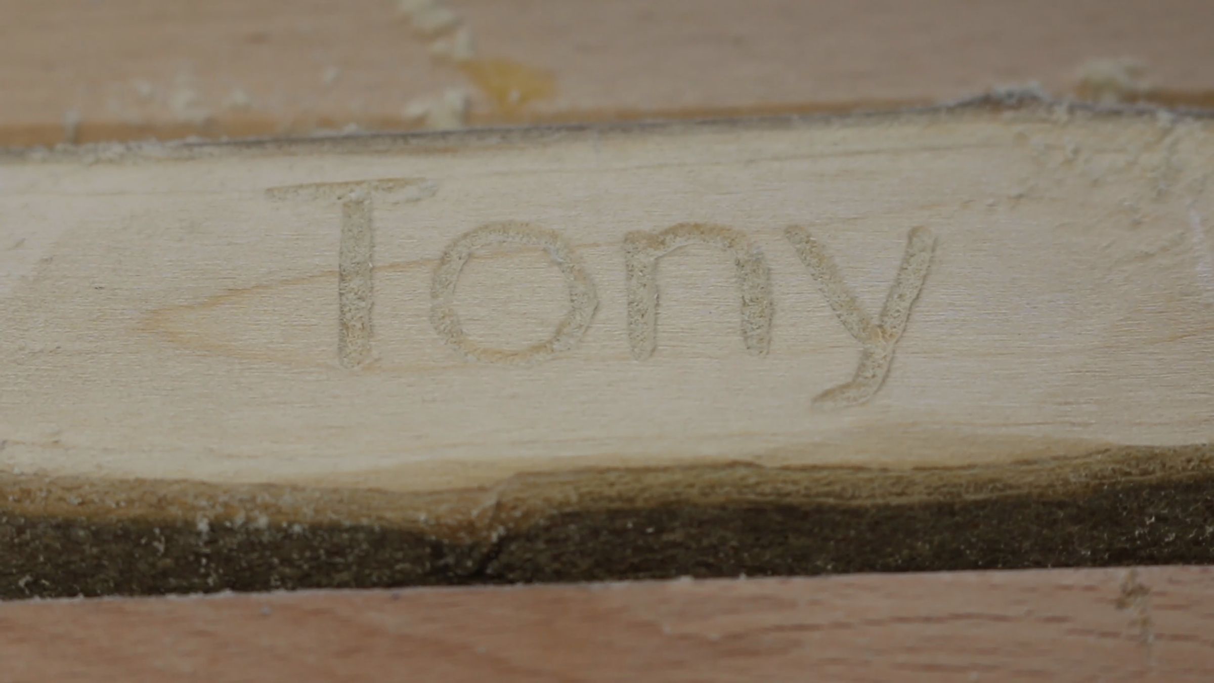 Super Simple! Rustic Log Name Plate : 4 Steps (with Pictures ...