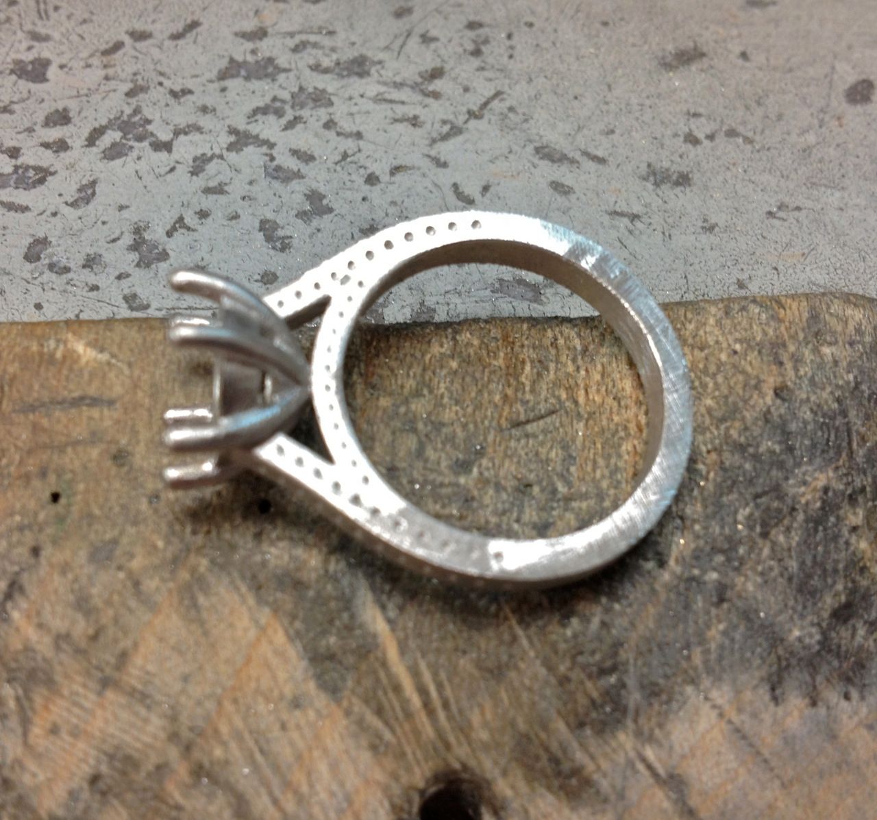 Custom Platinum Engagement Ring- From CAD to Finish : 15 Steps ...