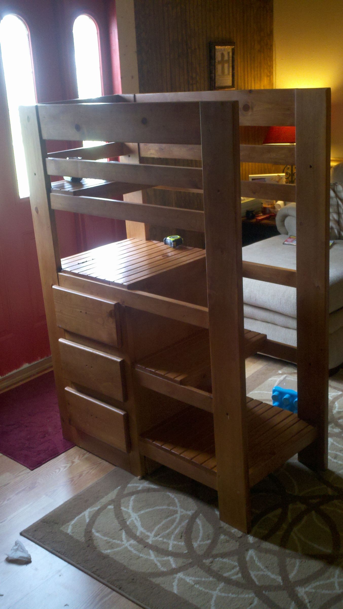 Turn Bunk Bed Steps Into a Work Bench (with Pictures) - Instructables