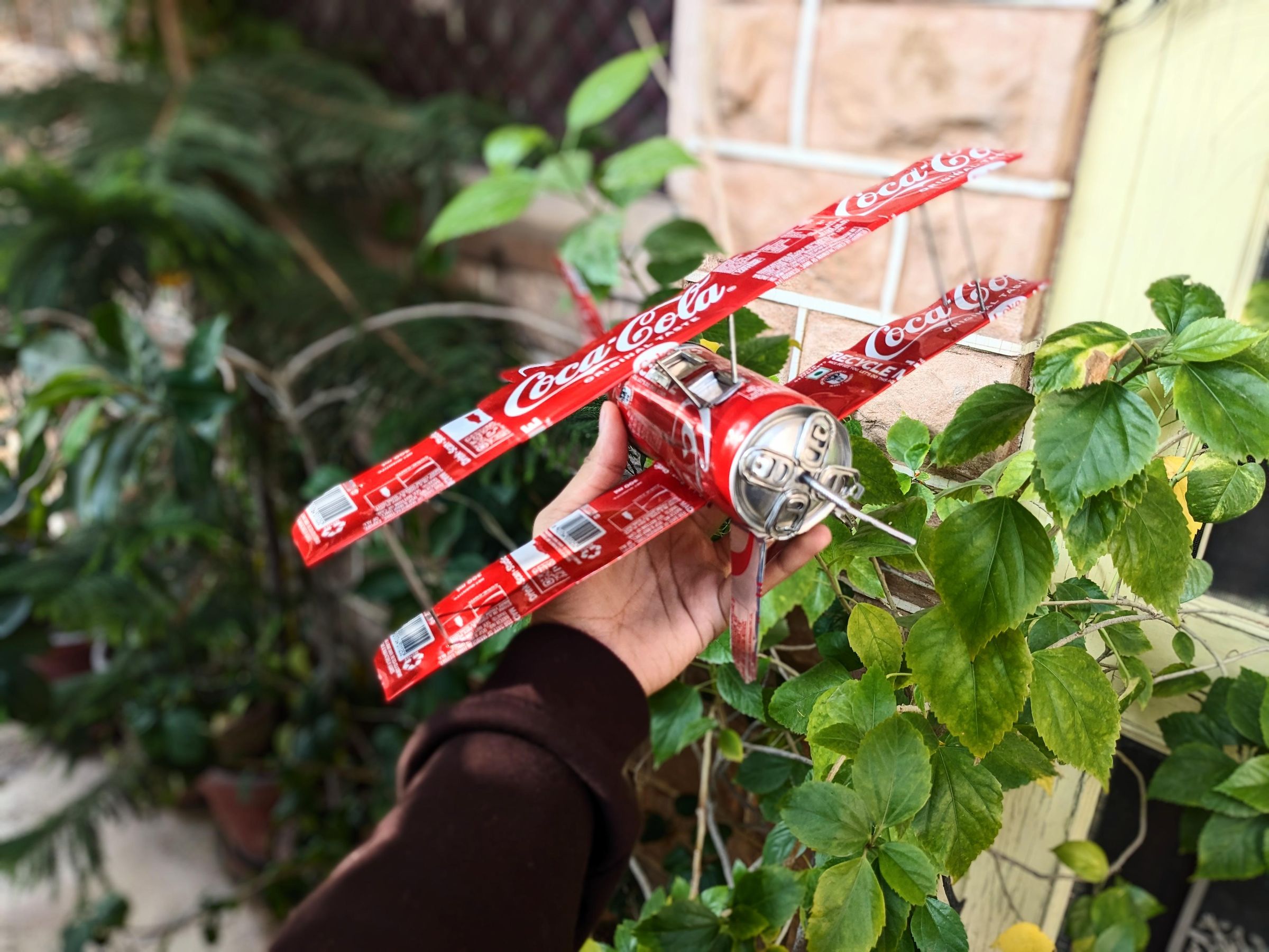 Recycled Soda Can Airplane Project for STEM Education : 8 Steps ...