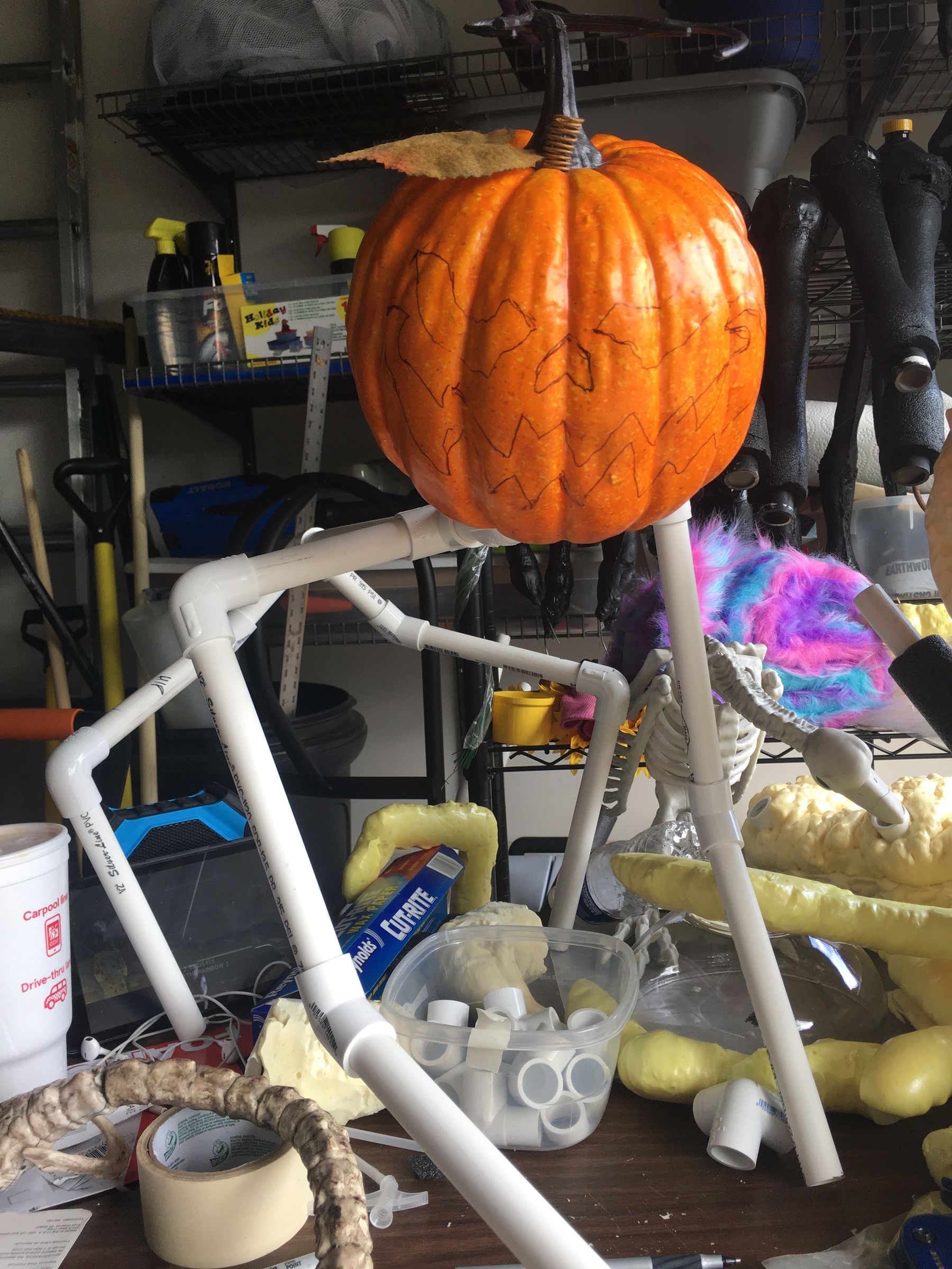 Halloween Pumpkin Creeper : 5 Steps (with Pictures) - Instructables