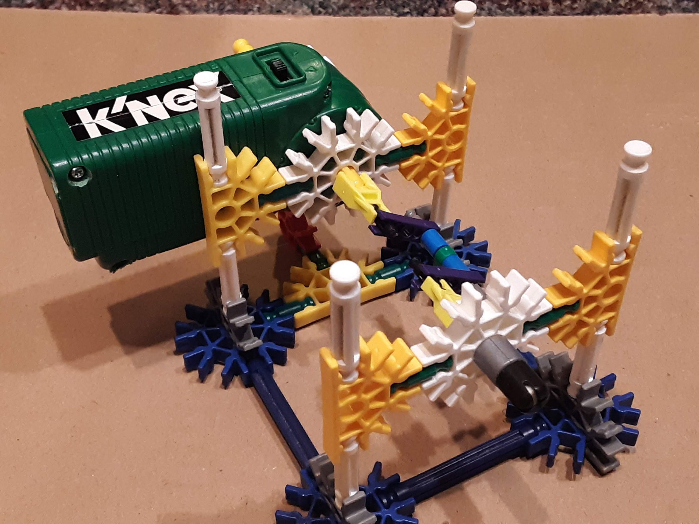 K'nex Paper Puppet Contraption : 8 Steps (with Pictures) - Instructables