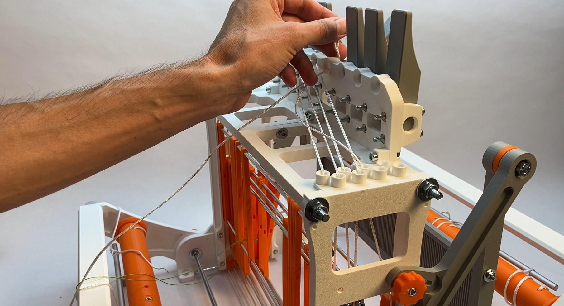 3D Printed Table Loom With 8 Shafts : 14 Steps (with Pictures ...