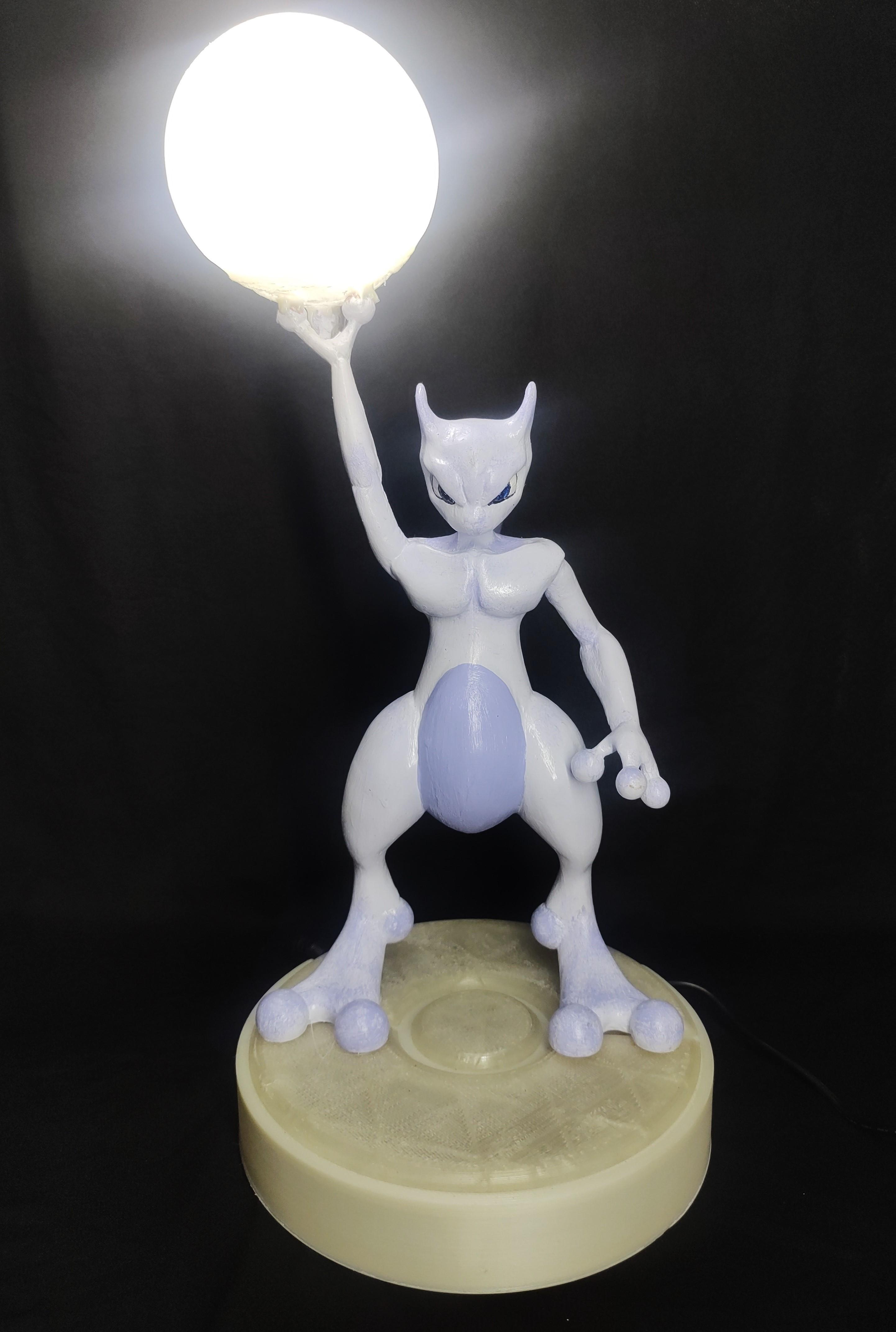 Mewtwo Table Lamp : 3 Steps - Instructables