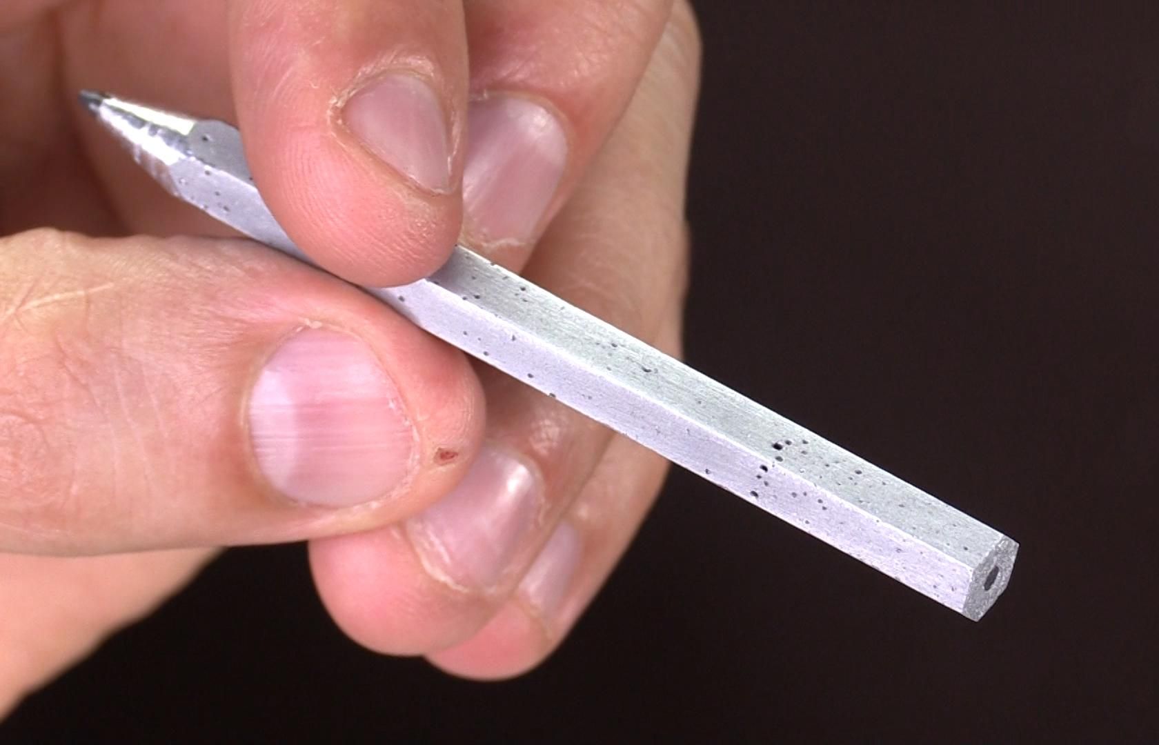 Casting Aluminium Pencil by Using a Microwave and a Vacuum Cleaner : 17 ...