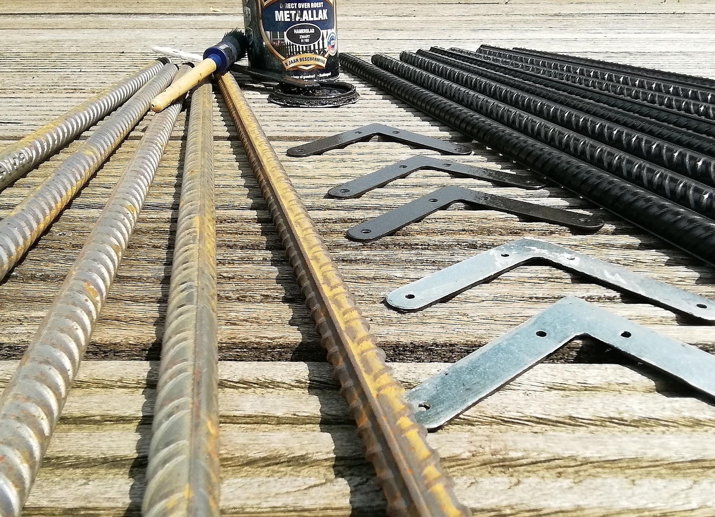 Fence Made From Rebar and Douglas Fir Wood : 23 Steps (with Pictures ...