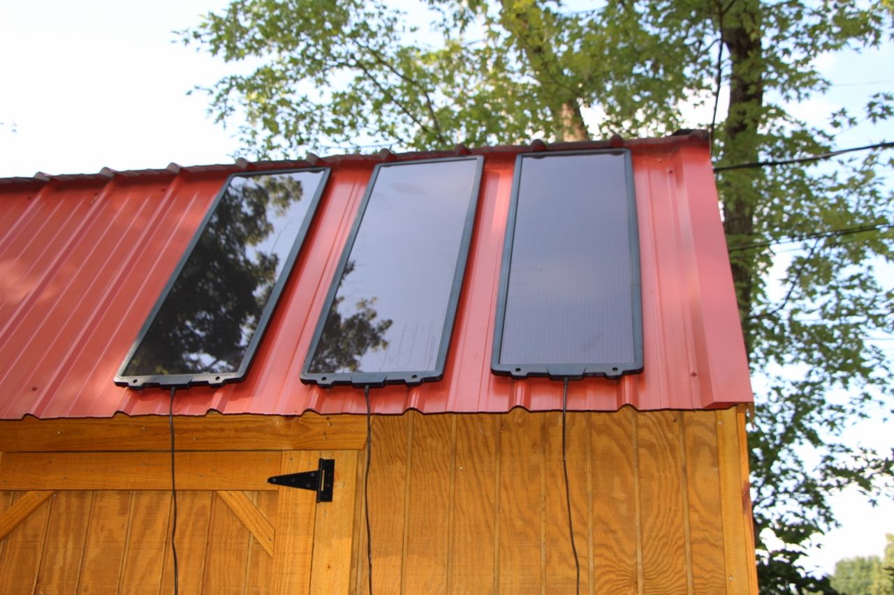 Adding a Harbor Freight 45 Watt Solar Panel to My Storage Building : 6 ...