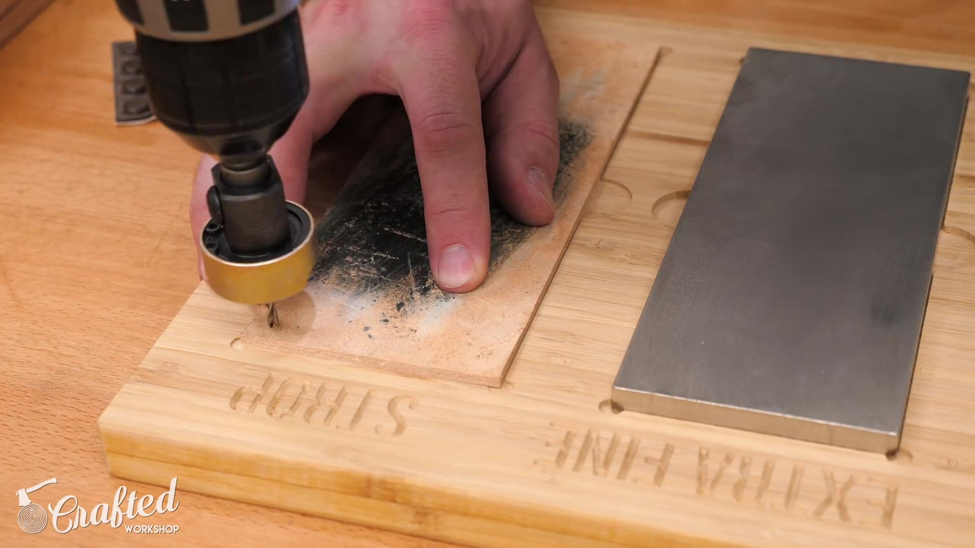 How I Sharpen Chisels and Plane Irons & My Sharpening Station ...
