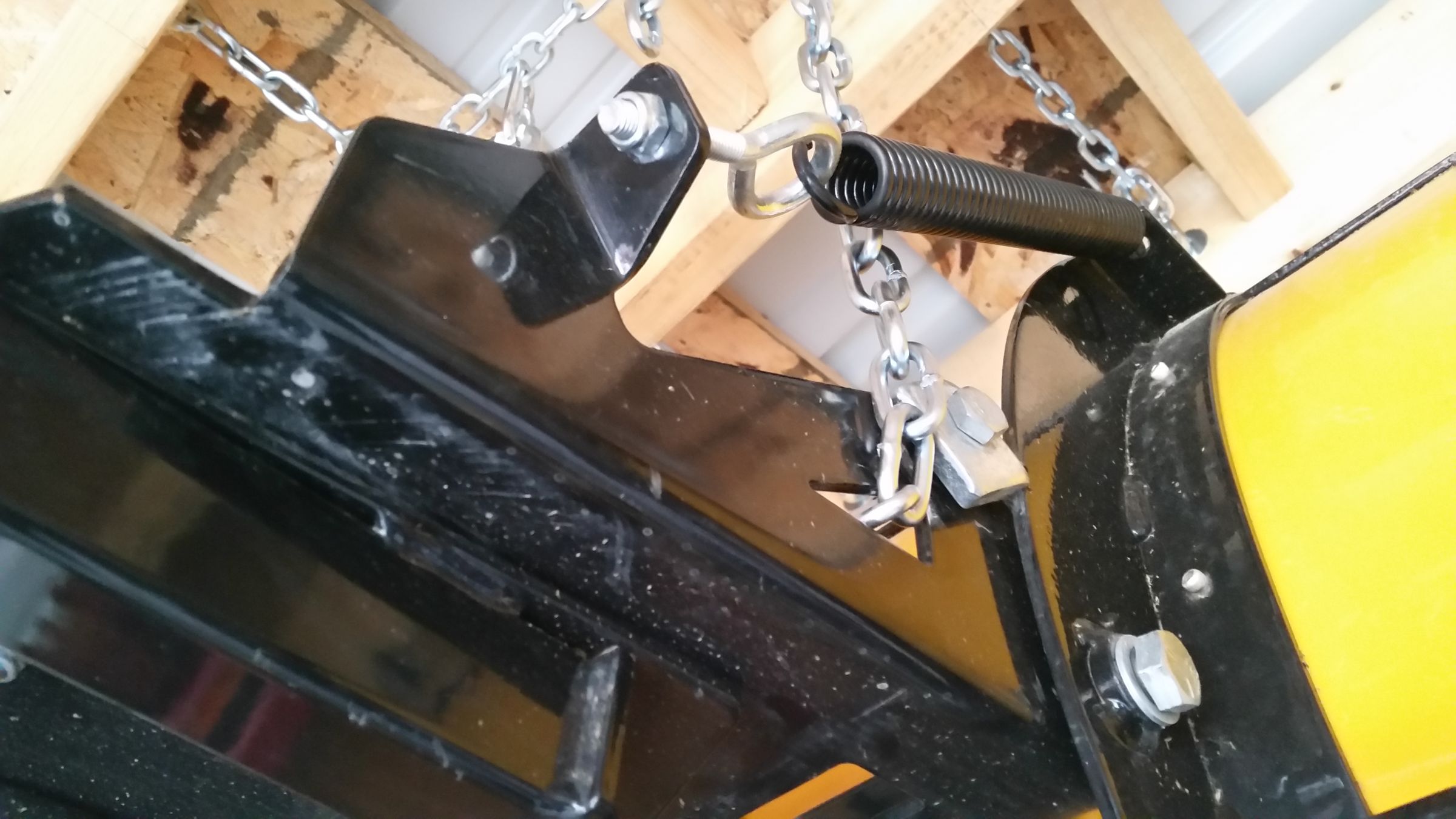 ATV Snow Plow Rafter Storage : 7 Steps (with Pictures) - Instructables