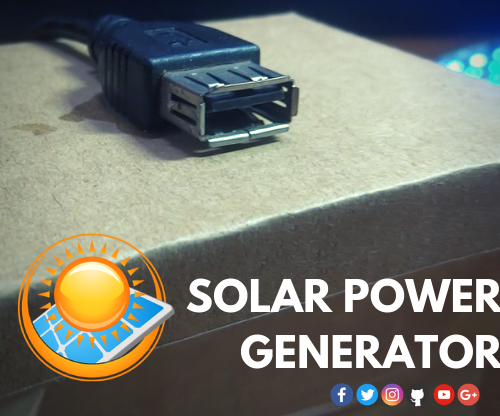 SOLAR POWER GENERATOR | Energy From Sun to Run Daily Home Appliances ...