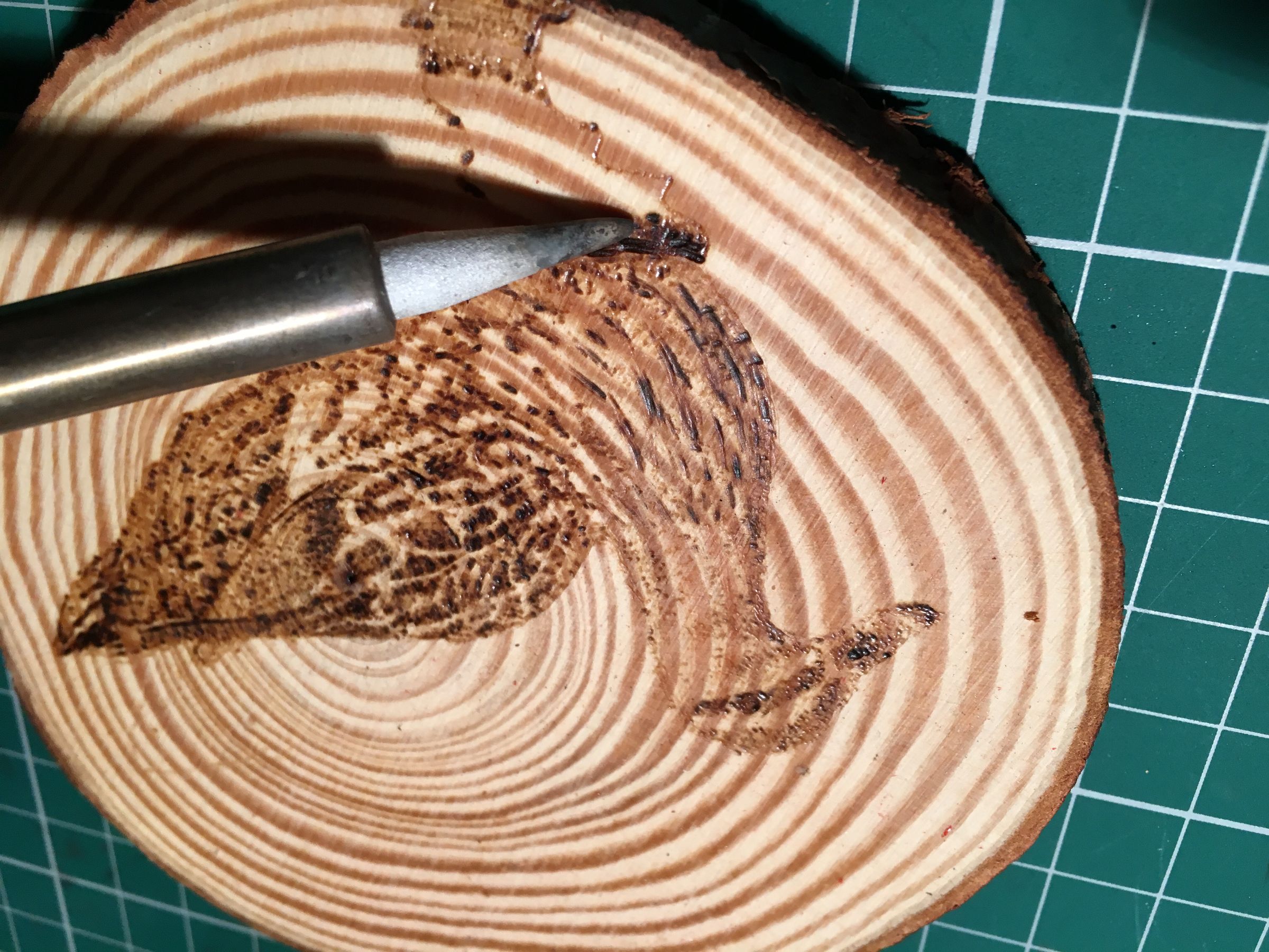 Pyrography Coasters Using a Soldering Iron : 7 Steps (with Pictures ...