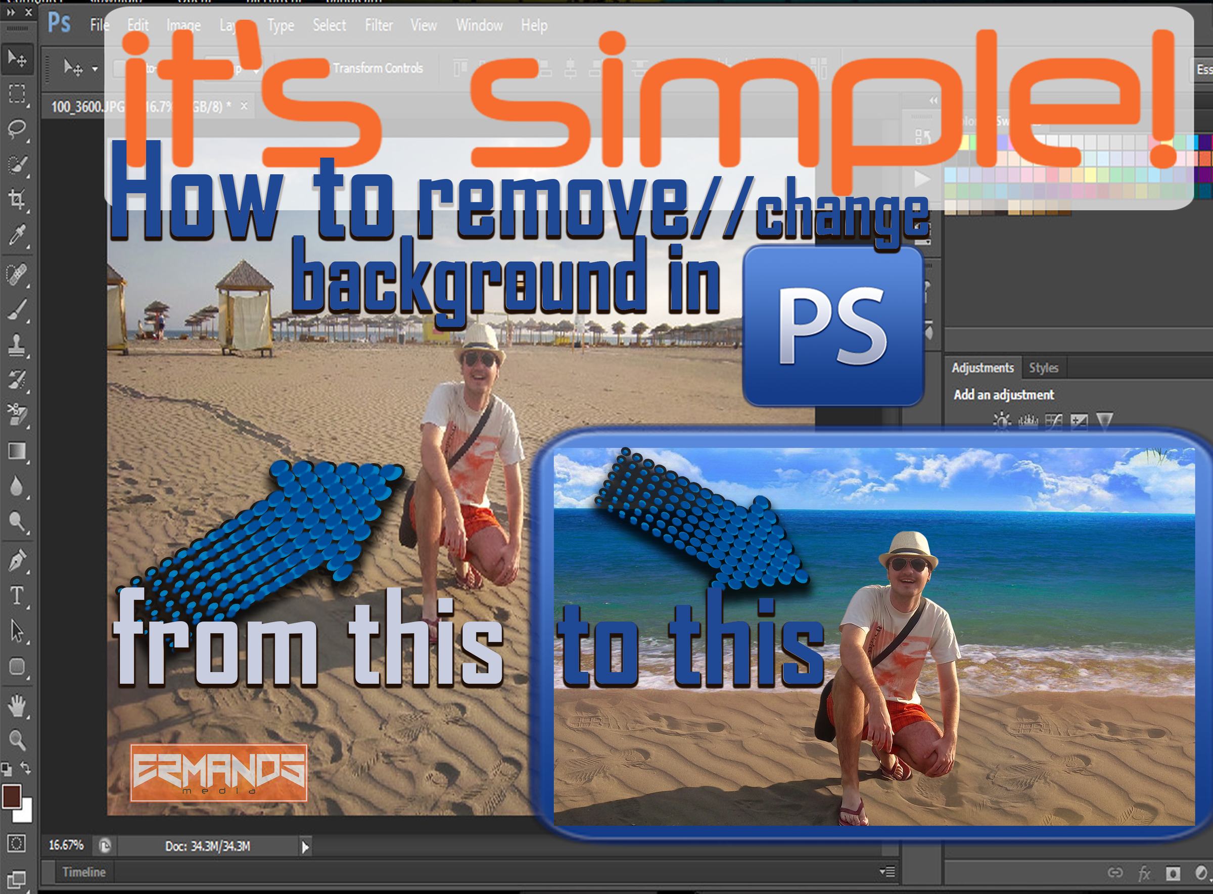 Remove//Change Background in Photoshop : 4 Steps - Instructables