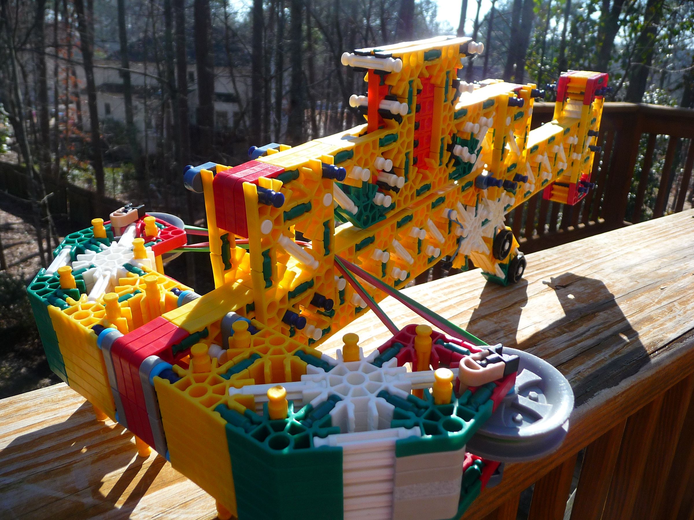 Knex Magazine Fed Crossbow - Instructables