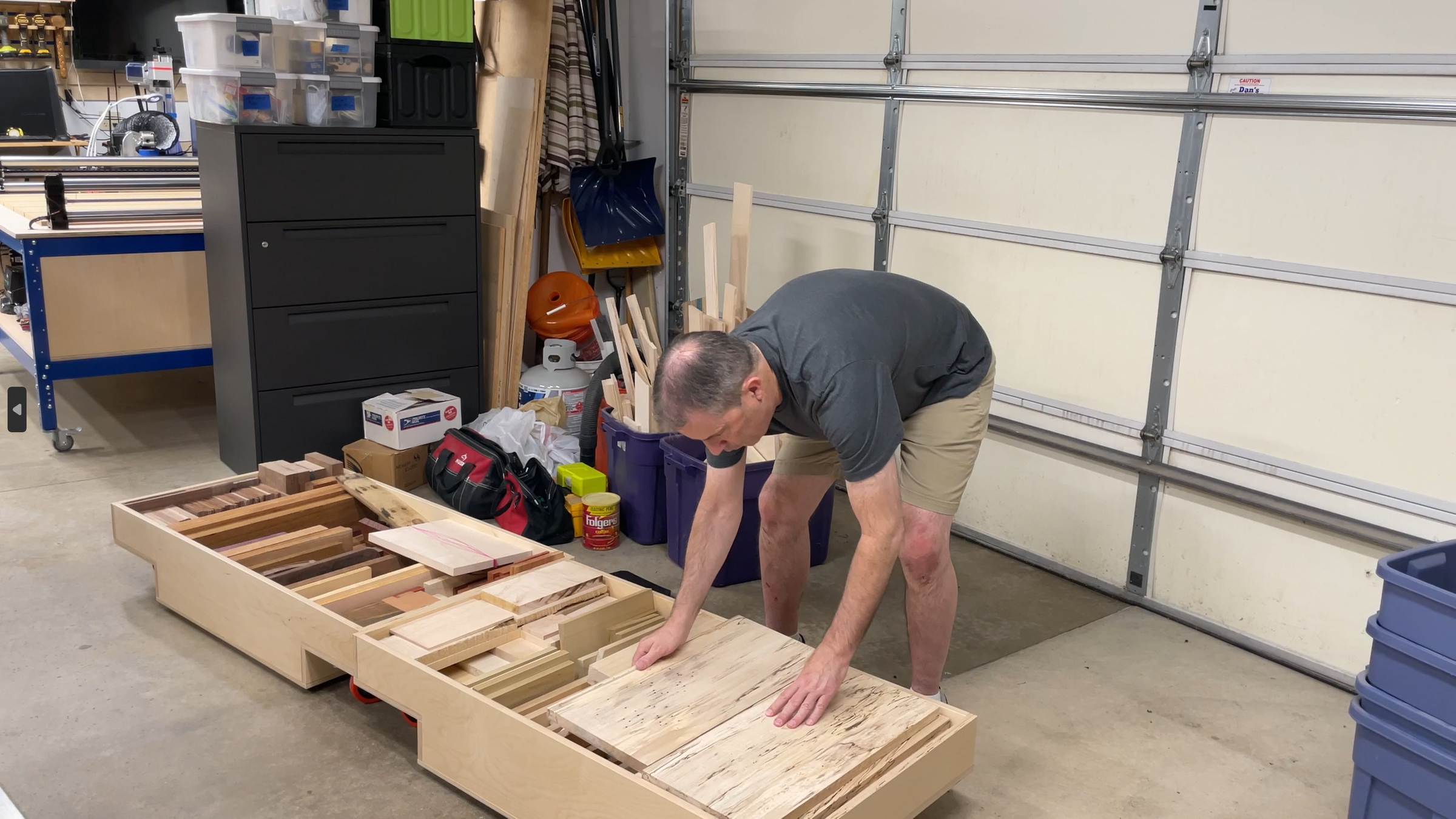 Rolling Storage Bins for CNC or Workbench Table : 7 Steps (with ...