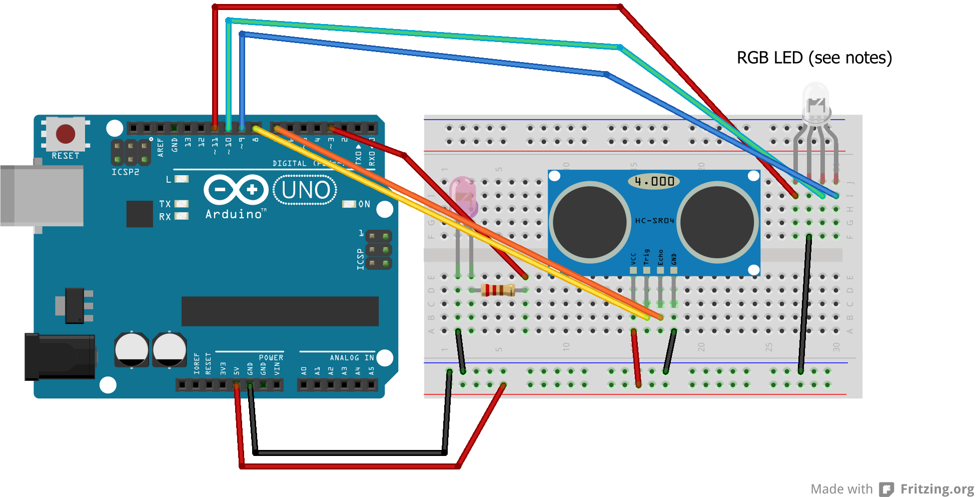 Ultrasonic Gesture Based TV Remote Control : 4 Steps - Instructables