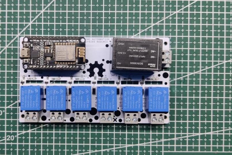 Home Automation Board With Nodemcu Six Outputs 11 Steps Instructables