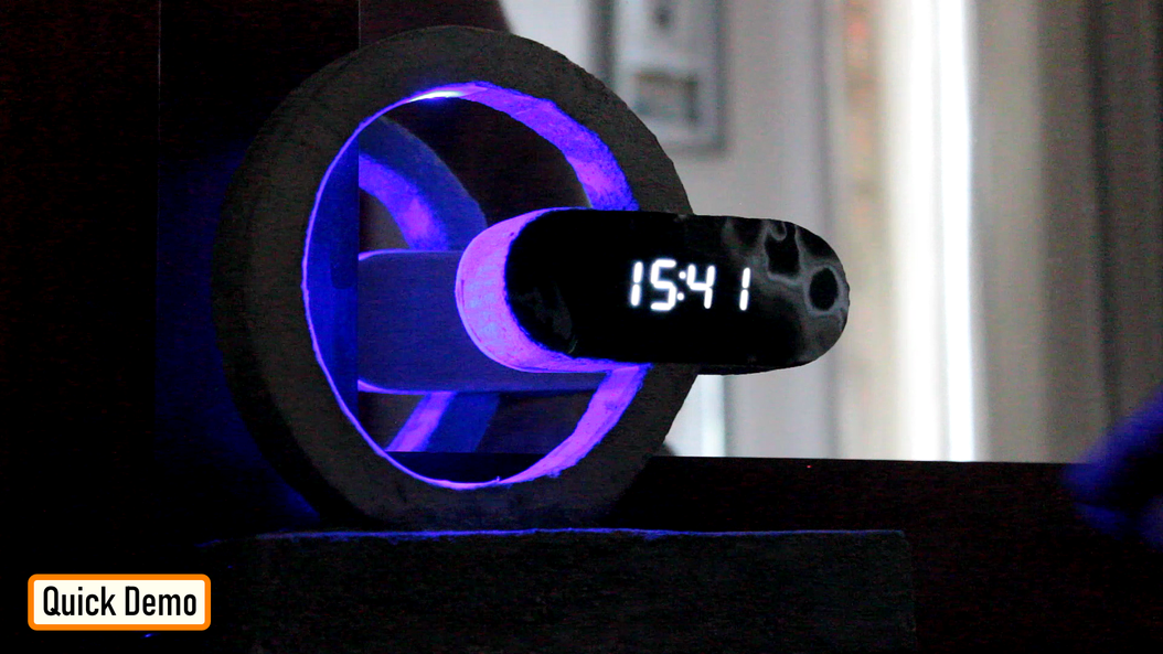 Arduino Based Concrete Clock With Touchless Night Lamp : 11 Steps (with Pictures) - Instructables