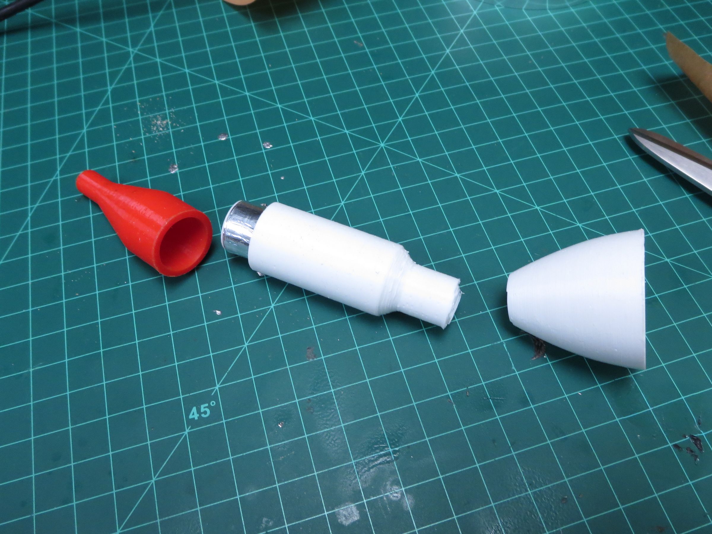 3D Printed PLA Hybrid Rocket With 3D Printed PLA Fuel : 11 Steps ...