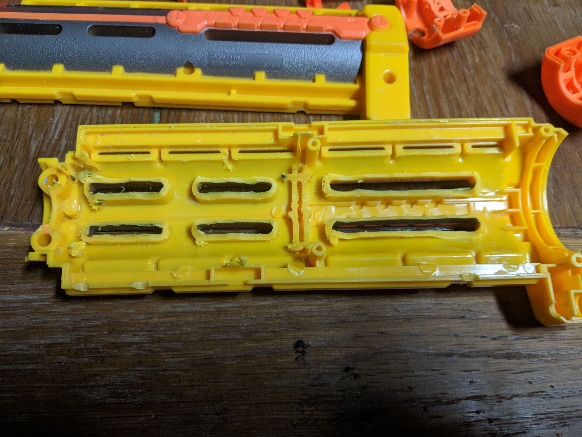Nerf Barrel Attachment With Under-mounted Mega Blaster : 7 Steps ...