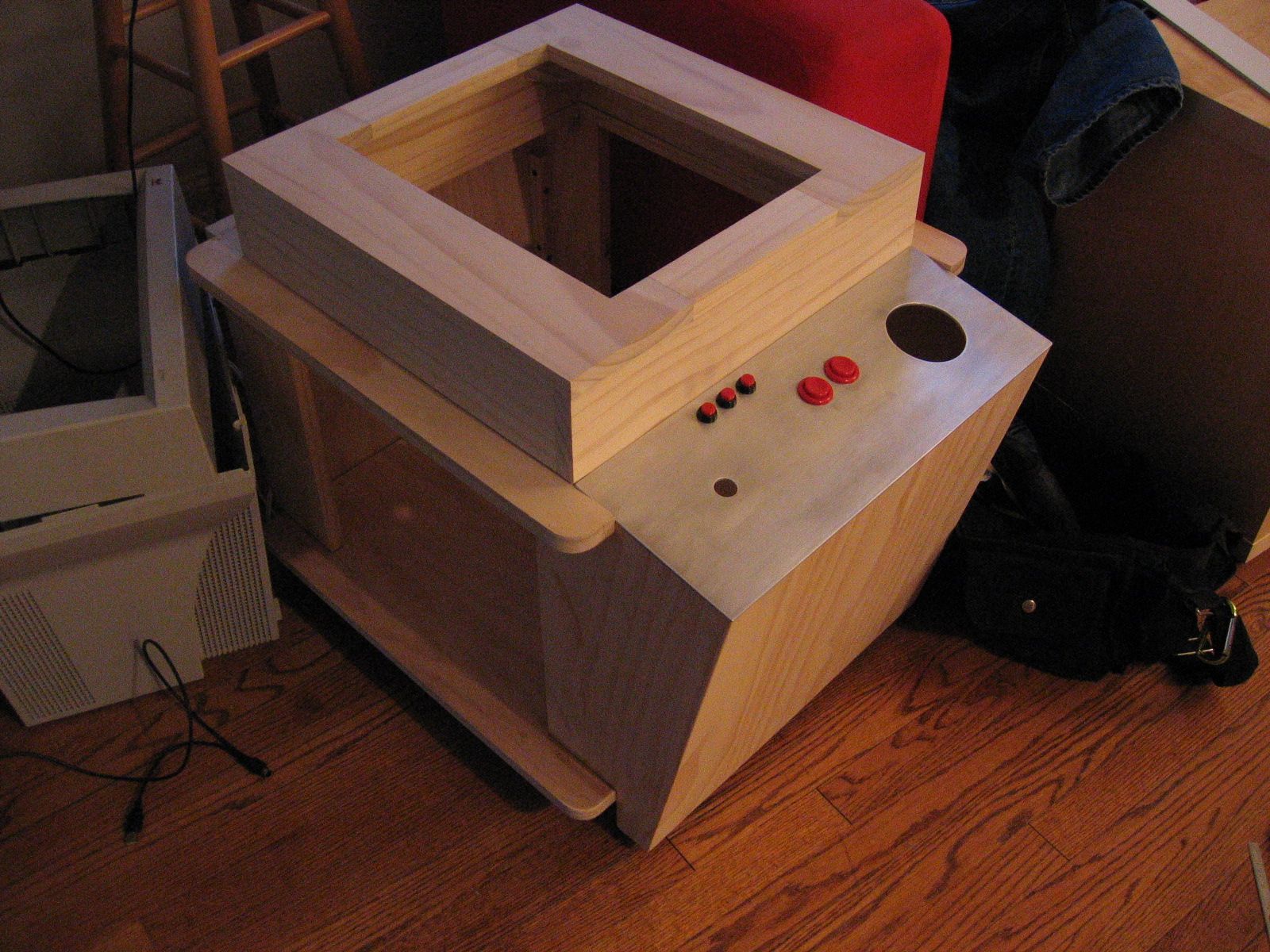 Furniture Grade Cocktail Arcade Cabinet : 12 Steps (with Pictures ...