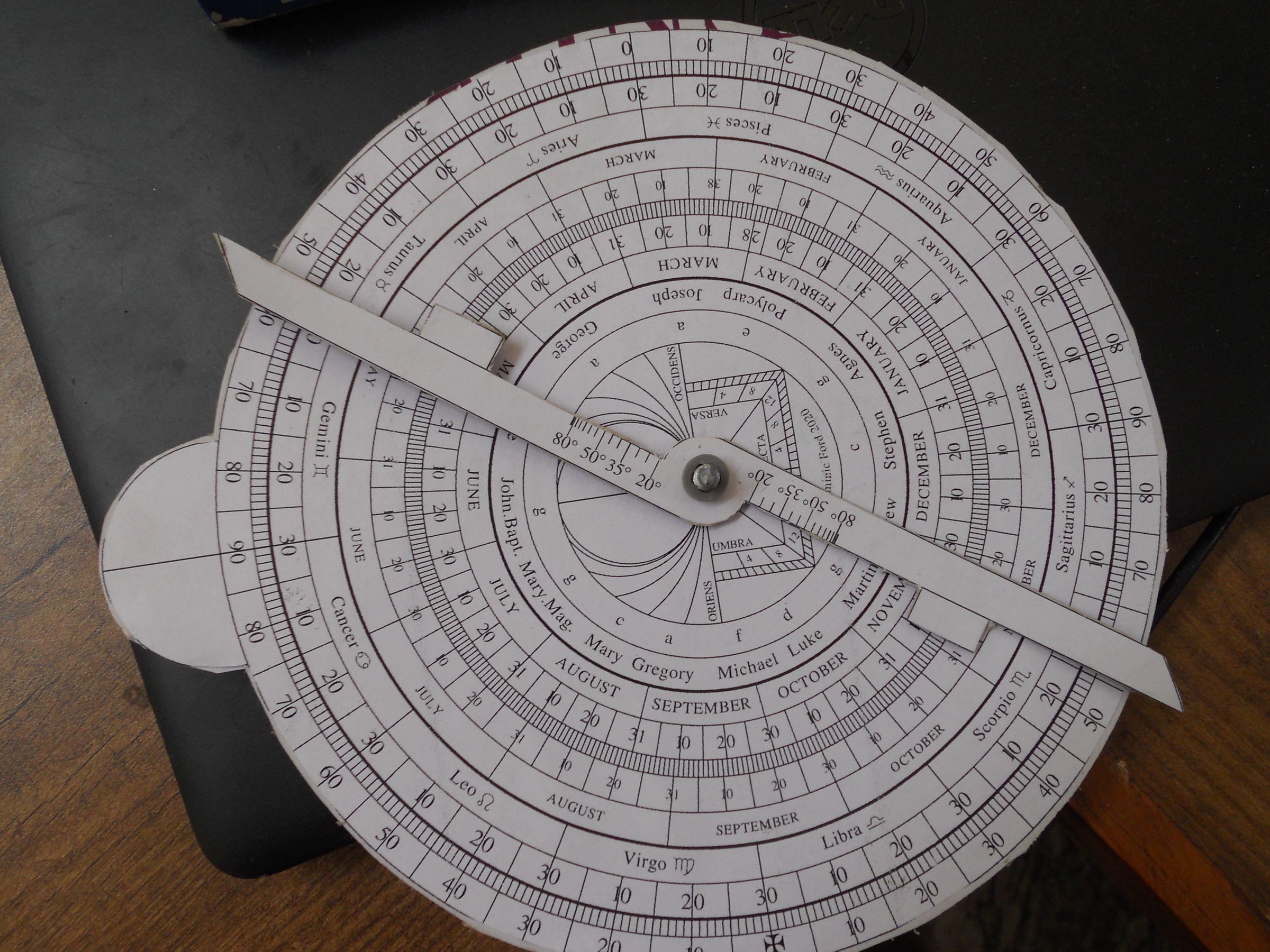 ASTROLABE - Made Using Paper (medieval Astronomical Instrument) : 4 ...