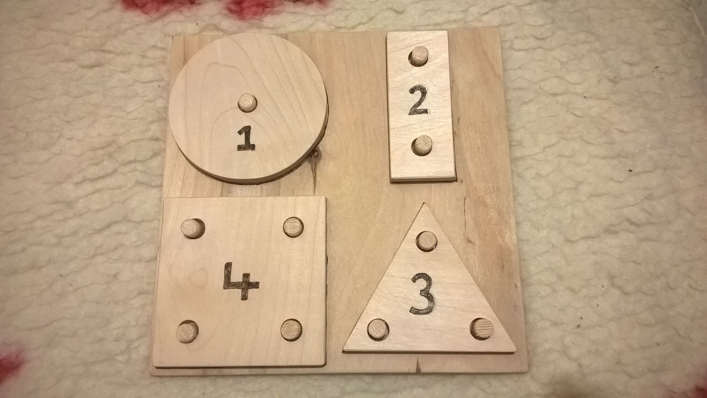 Early Learning Shapes and Numbers Toy Influenced by Montessori : 10 ...