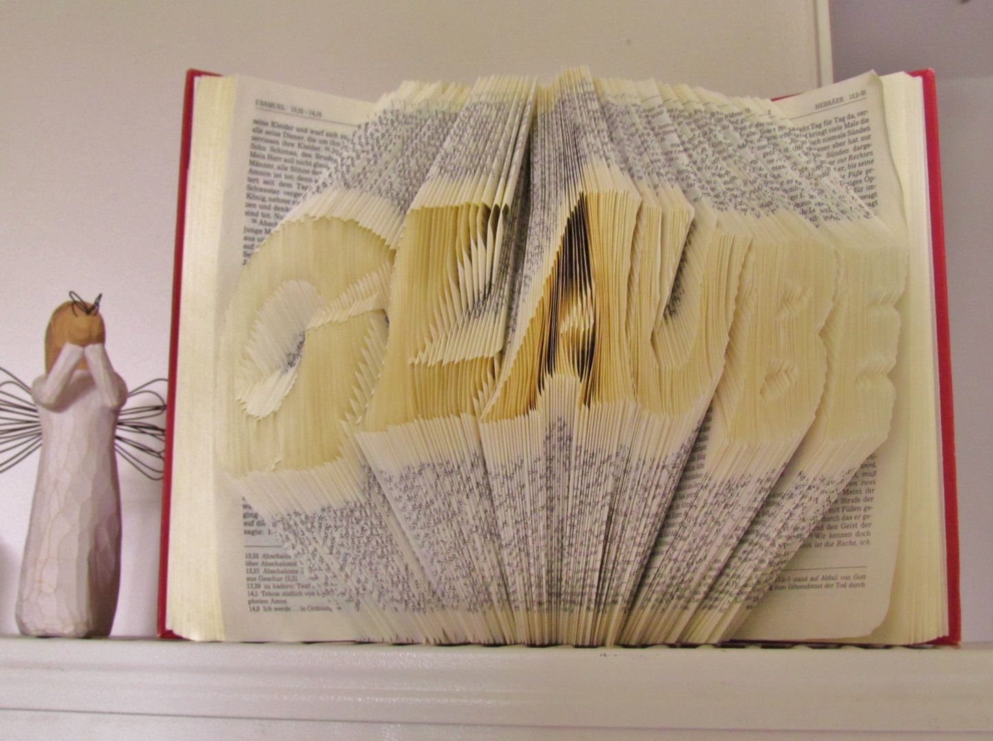 Folded Book Art Tutorial : 16 Steps (with Pictures) - Instructables