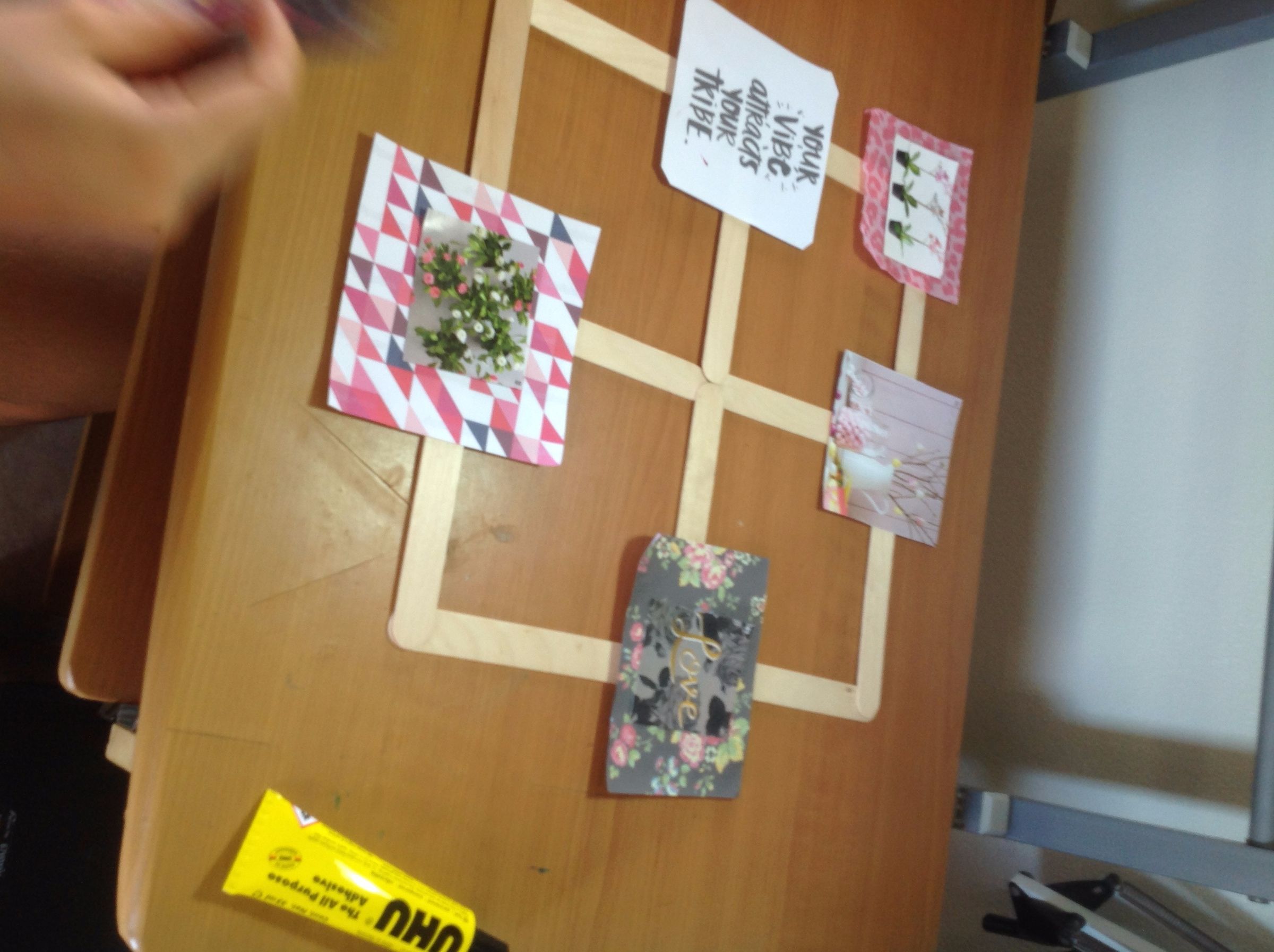 Photo Frame Out of Wooden Ice Cream Sticks : 5 Steps (with Pictures ...