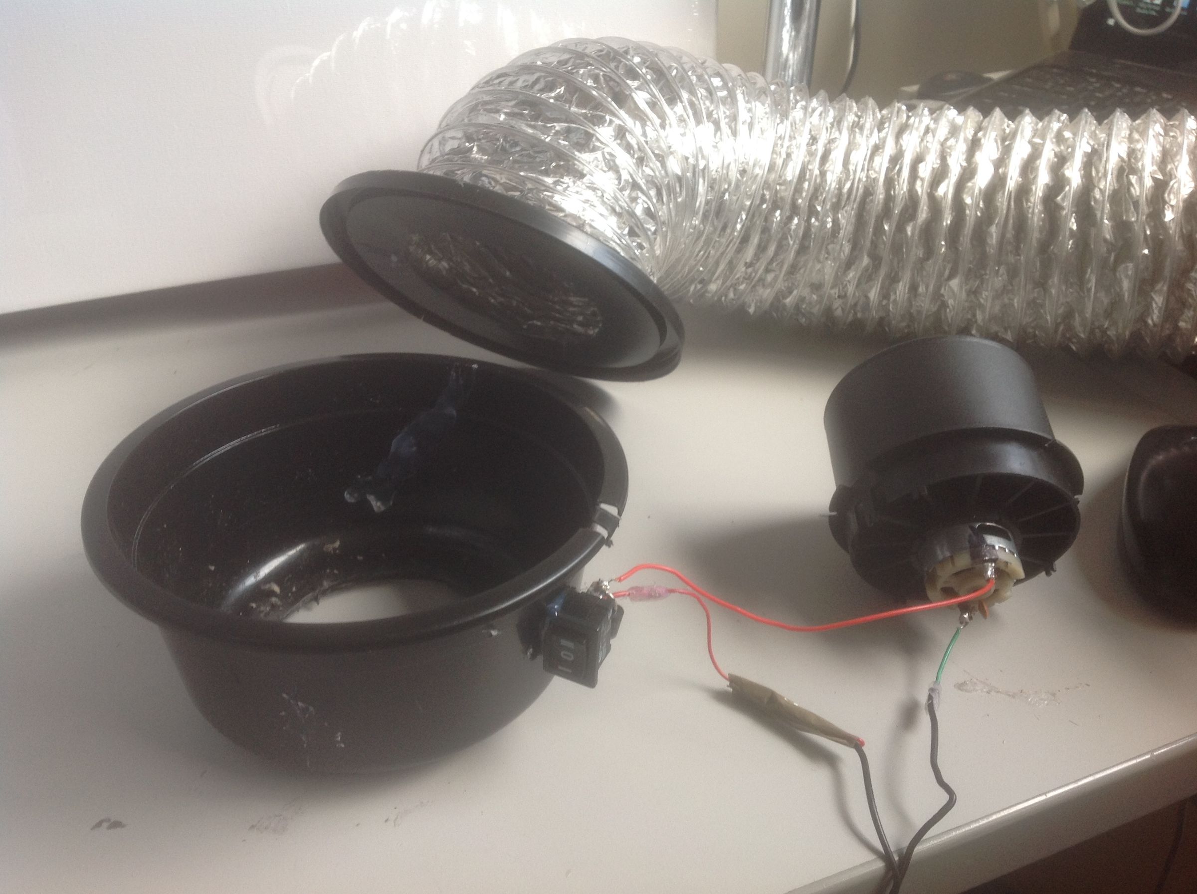 Easy, Cheap Portable VENTED Fume Extractor and Optional Fume Box : 8 ...