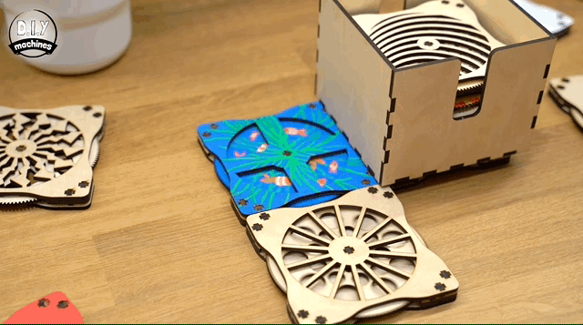 KINETIC COASTERS With a TWIST! Laser or 3D Printable : 24 Steps (with ...