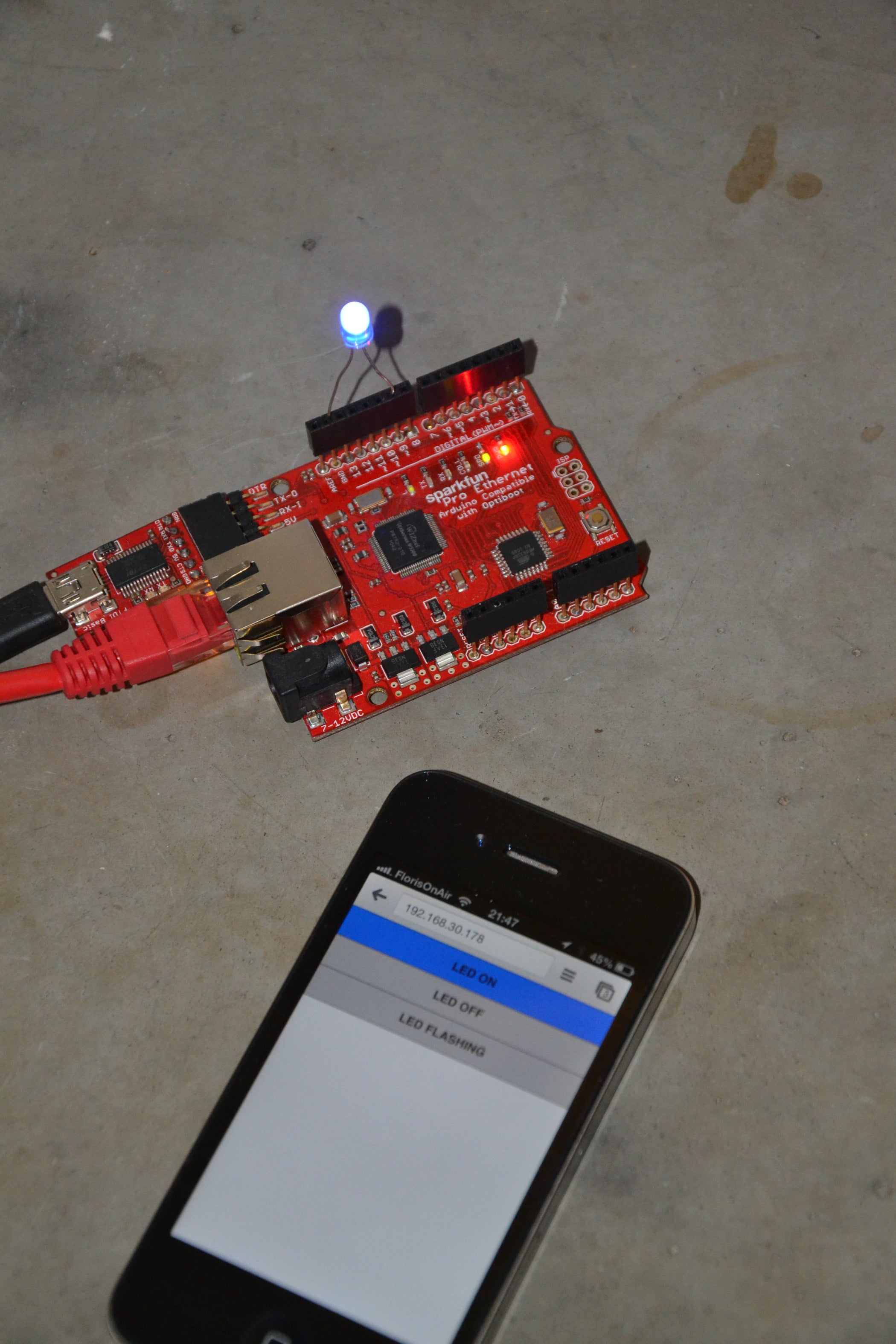 Iphone Controlled Led Without a Computer or Internet : 4 Steps ...
