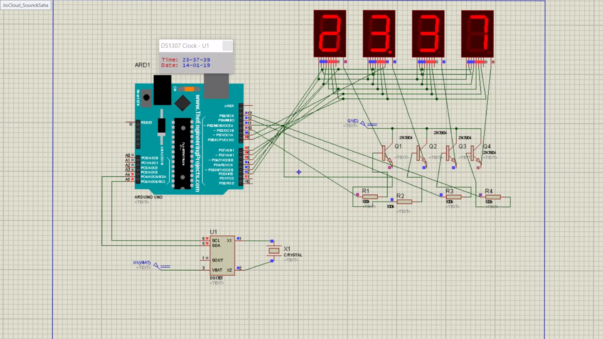 DIY Digital Clock With 7 Segment LED Display : 8 Steps - Instructables