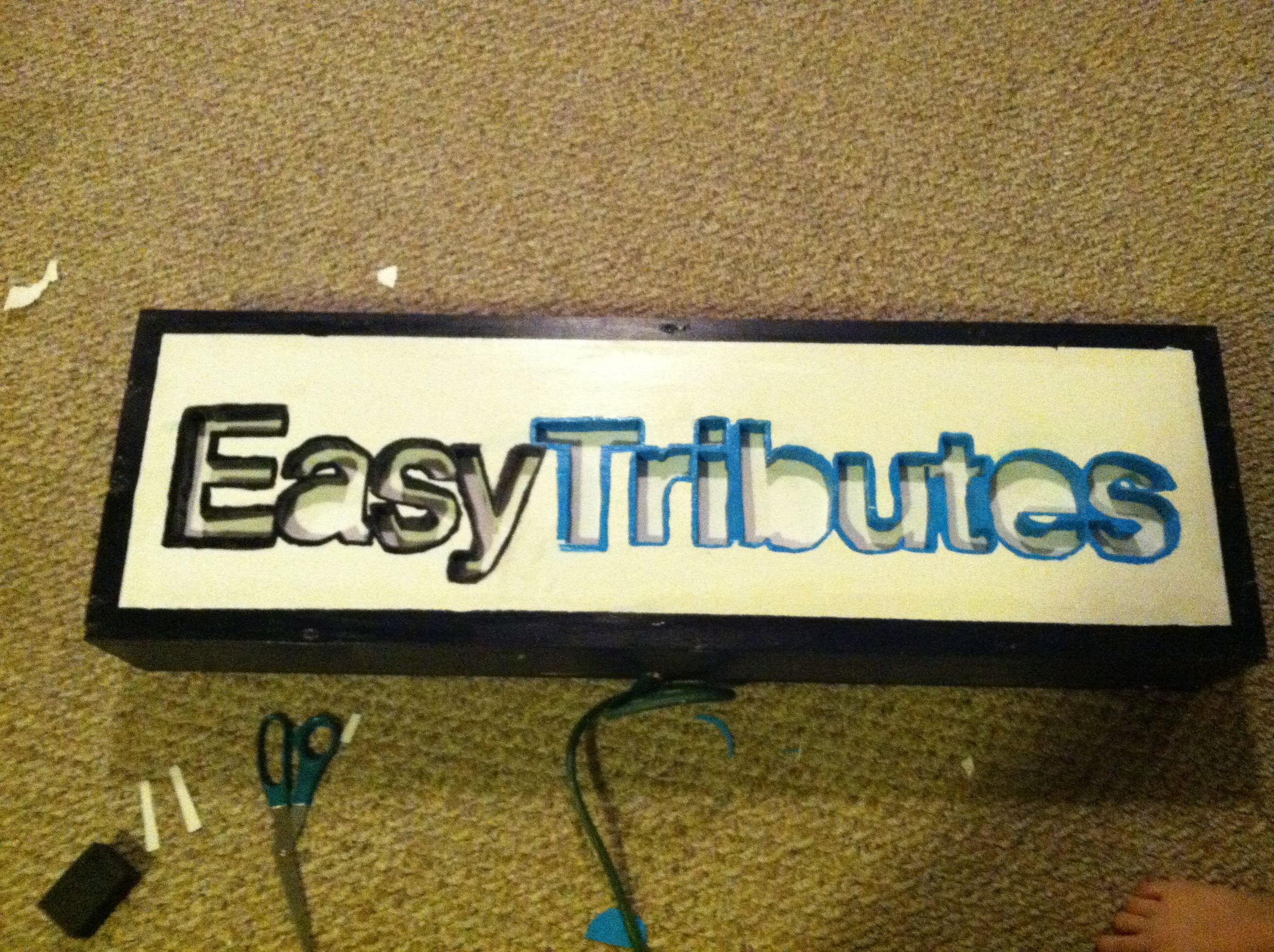 DIY Backlit Wood Sign - (from Jumpfroggy's 'ible) - Instructables