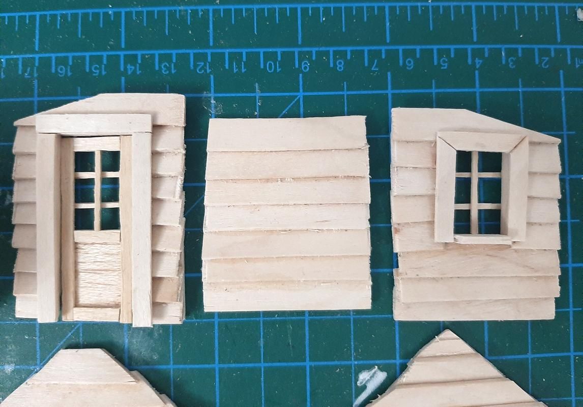 Popsicle Stick House Blueprints