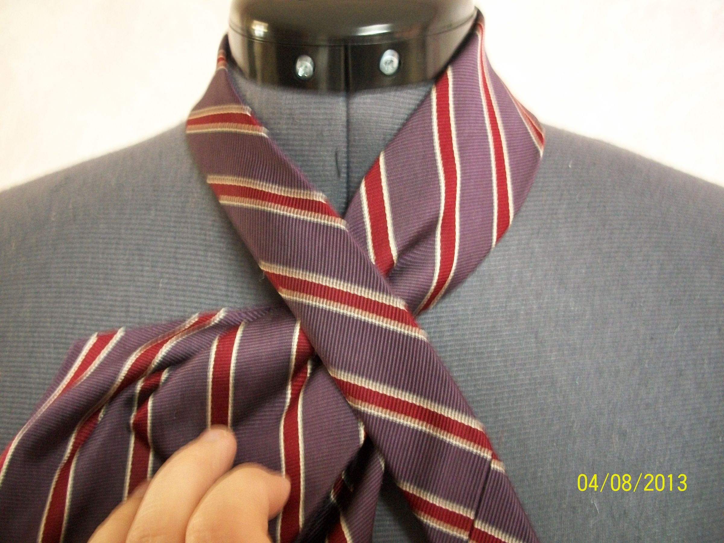 *REPURPOSED* Women's FASHION Tie - PURPLE : 7 Steps (with Pictures ...