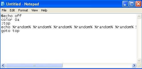Matrix Command Prompt (WITH COLOR!!) : 4 Steps - Instructables