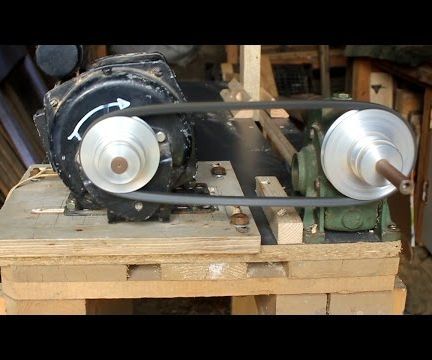 Home-made Woodworking Lathe From Repurposed Materials - Pallets and Old ...