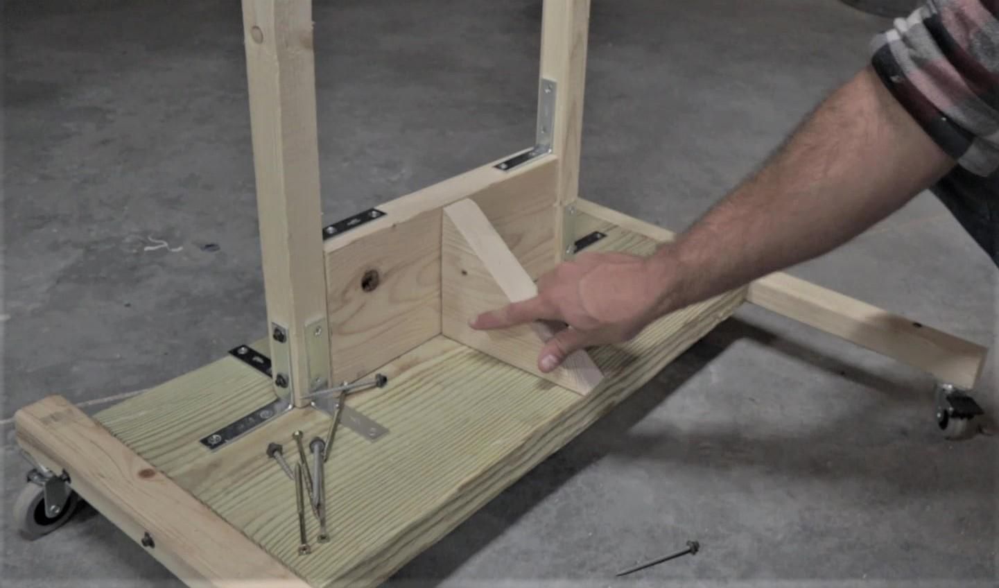 DIY Command Center - a Rolling Adjustable Height Desk on a Budget : 8 ...