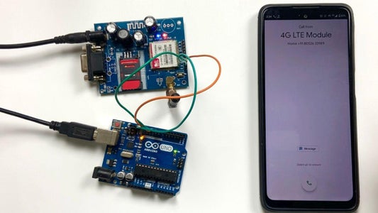Sim900a Gsm Module And Arduino Sending Receiving Sms And Making Calls Using At Commands 9 Steps