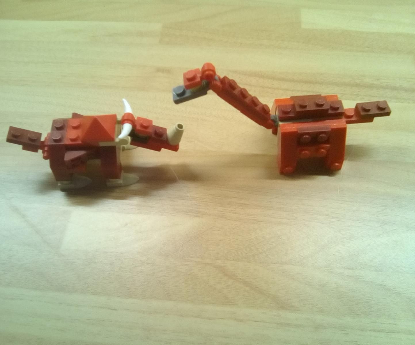 Lego Mini Dinosaurs : 3 Steps - Instructables