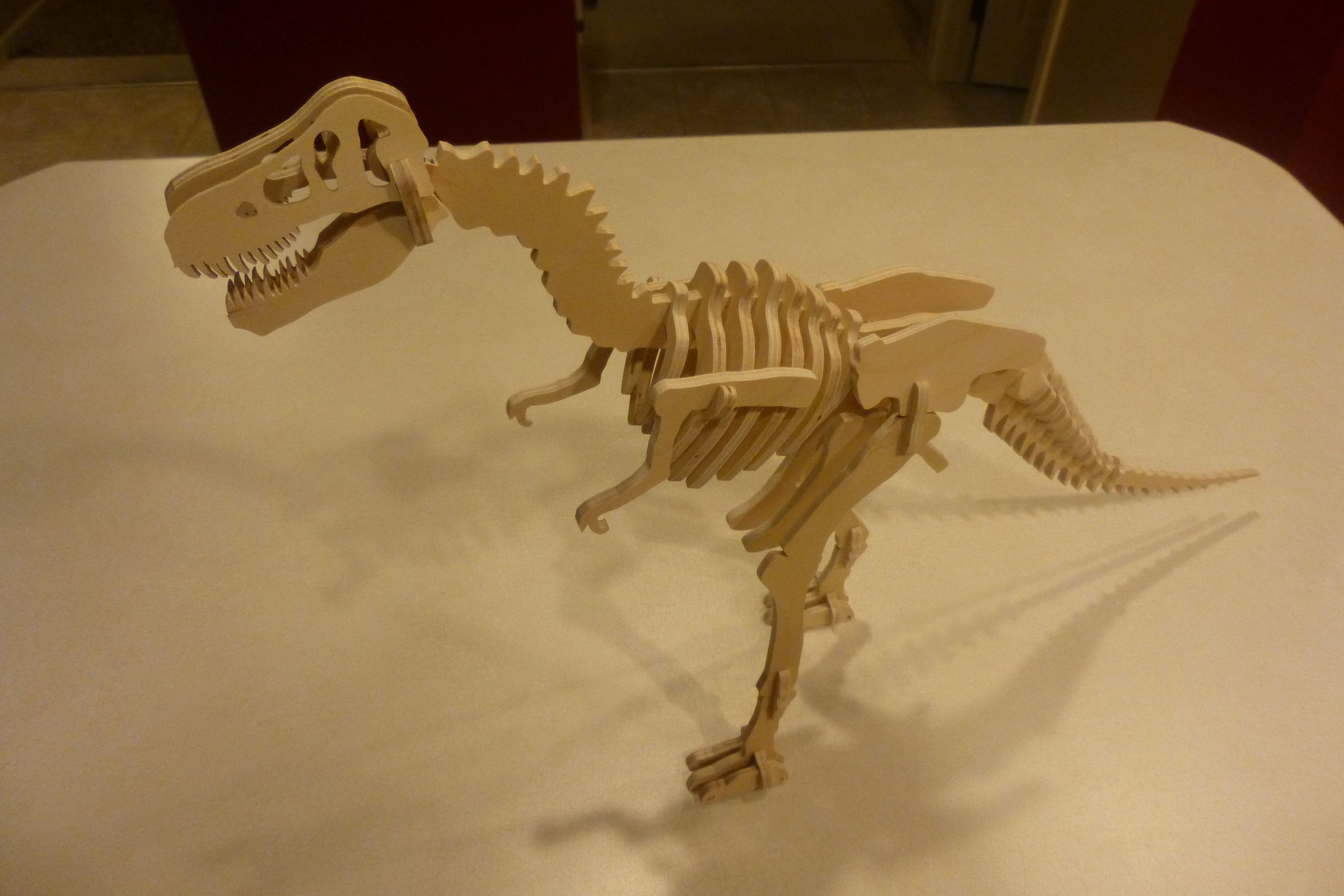 T-Rex Dinosaur Puzzle With Different Sizes and Positions : 7 Steps ...